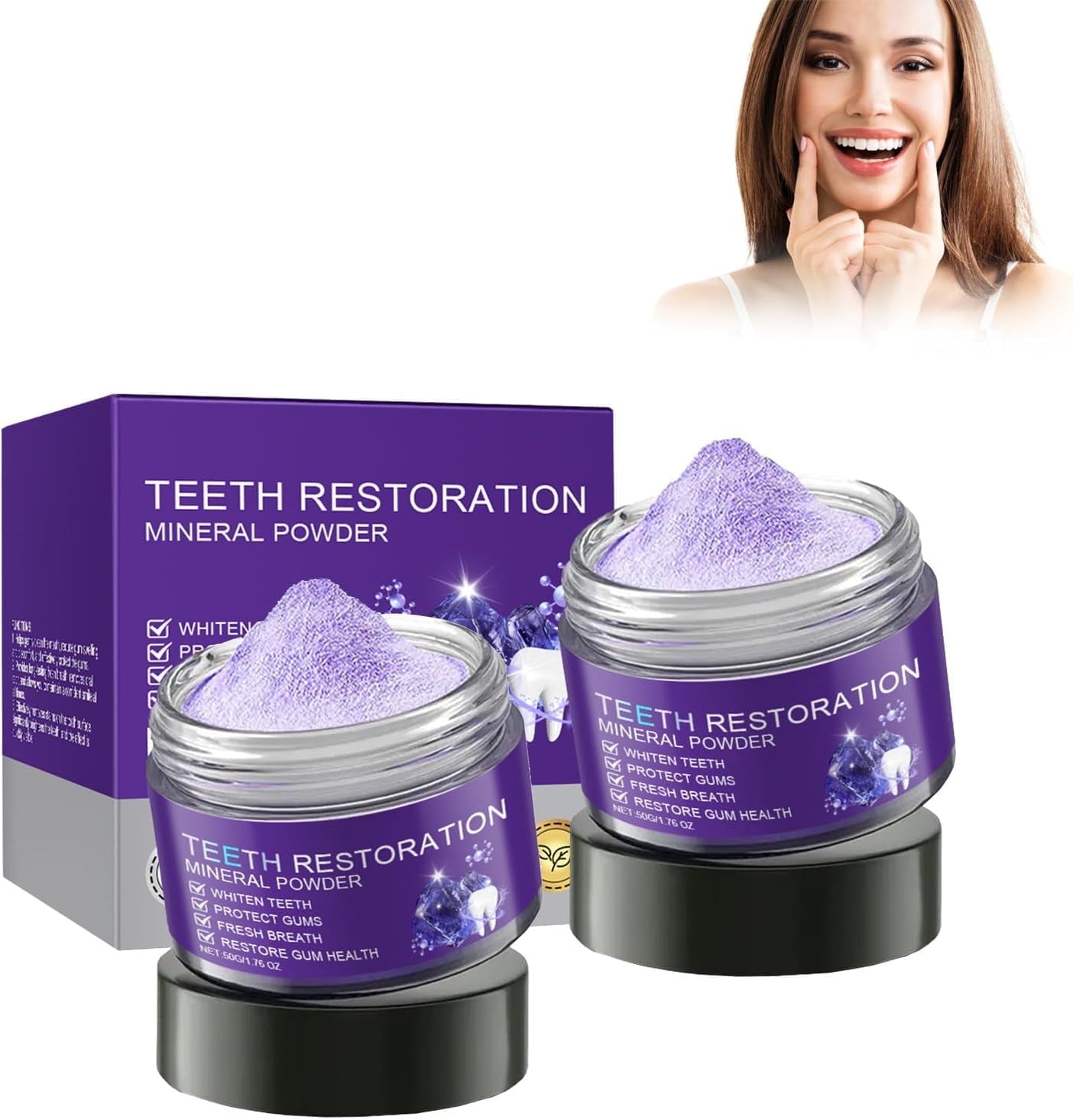 GarageLine Teeth Restoration Mineral Powder, GarageLine Mineral Tooth ...