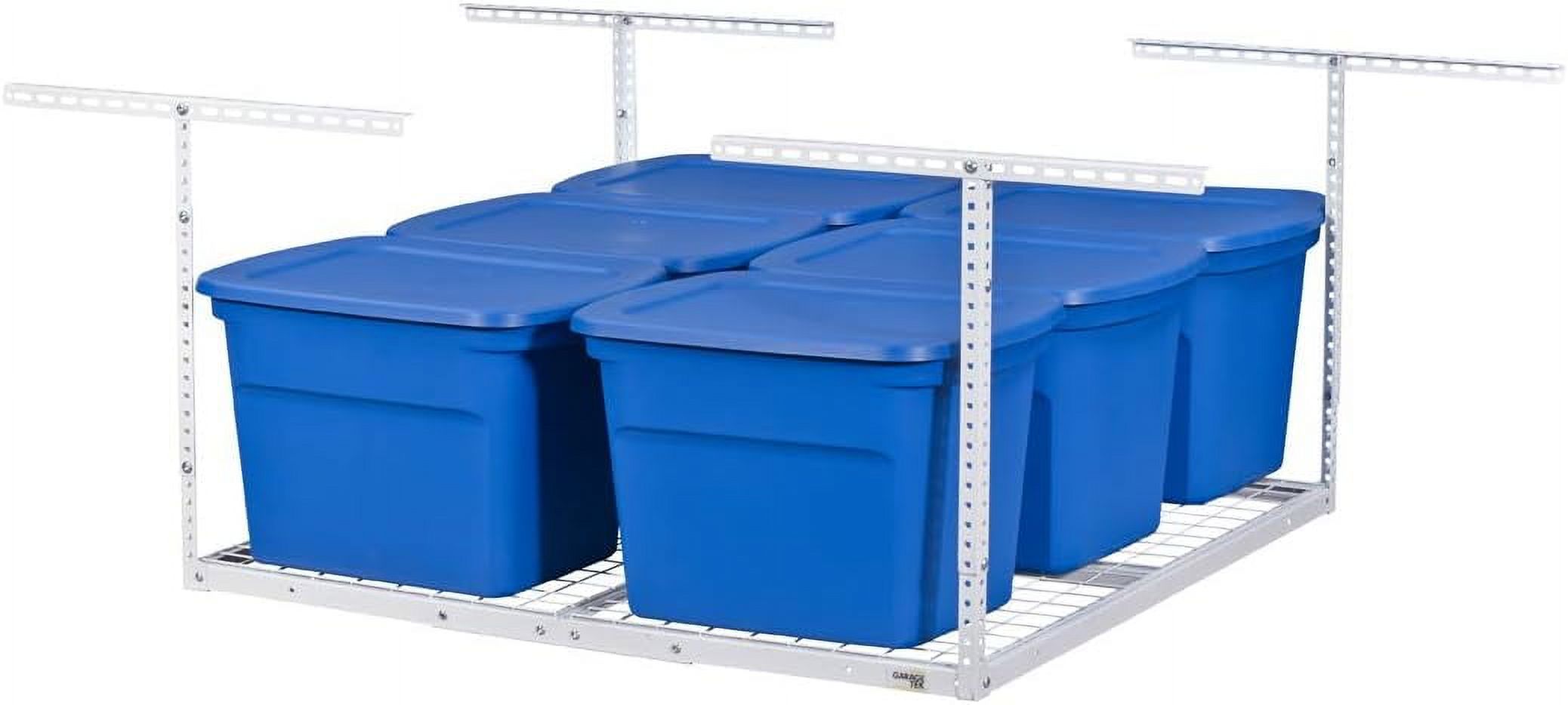 GarageTek Adjustable Ceiling Mounted Storage Racks 4 x 4 - Maximizes ...