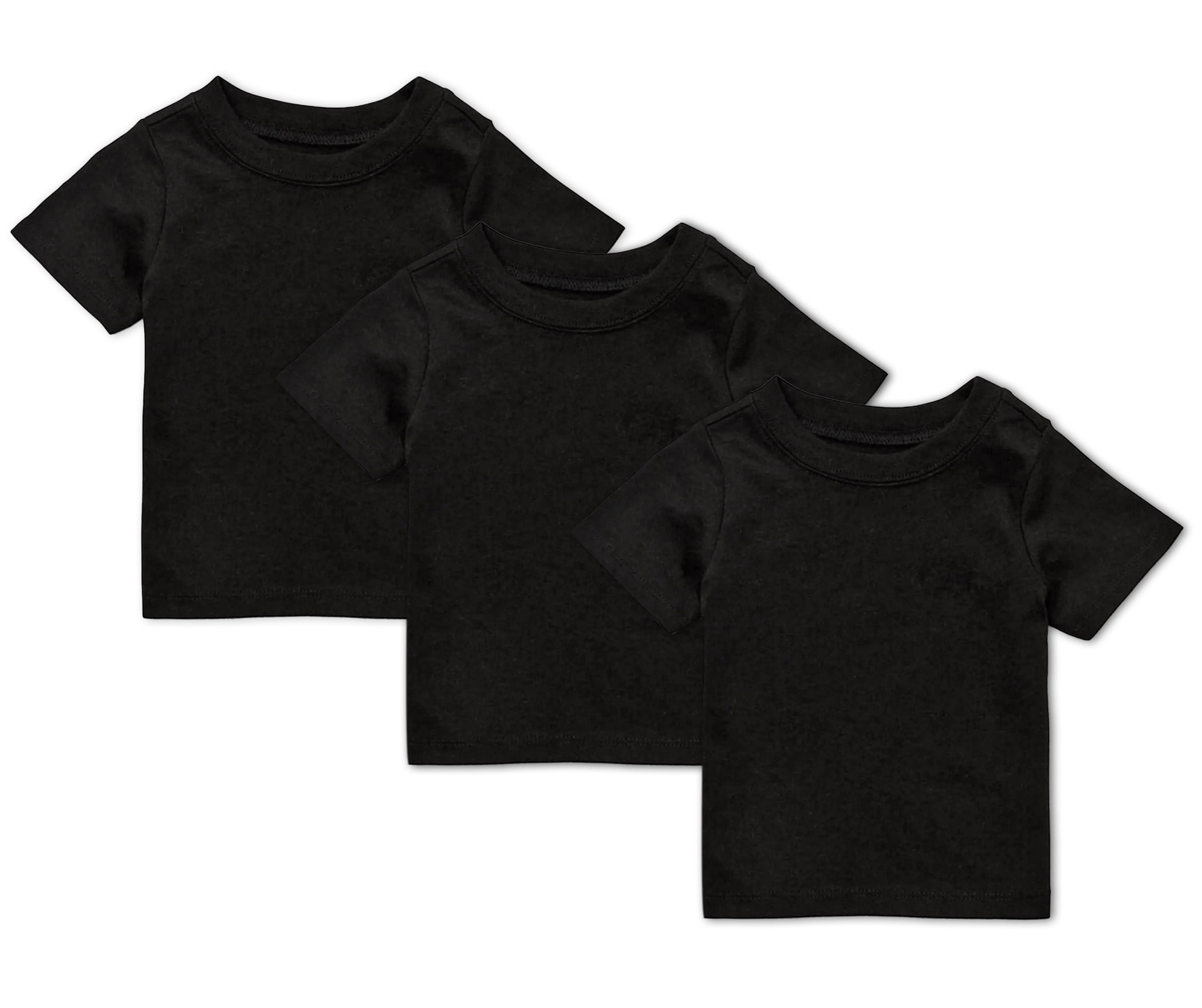 Garanimals Baby Boy Basic Short Sleeve T-Shirt Multipack, 3-Pack, Sizes ...