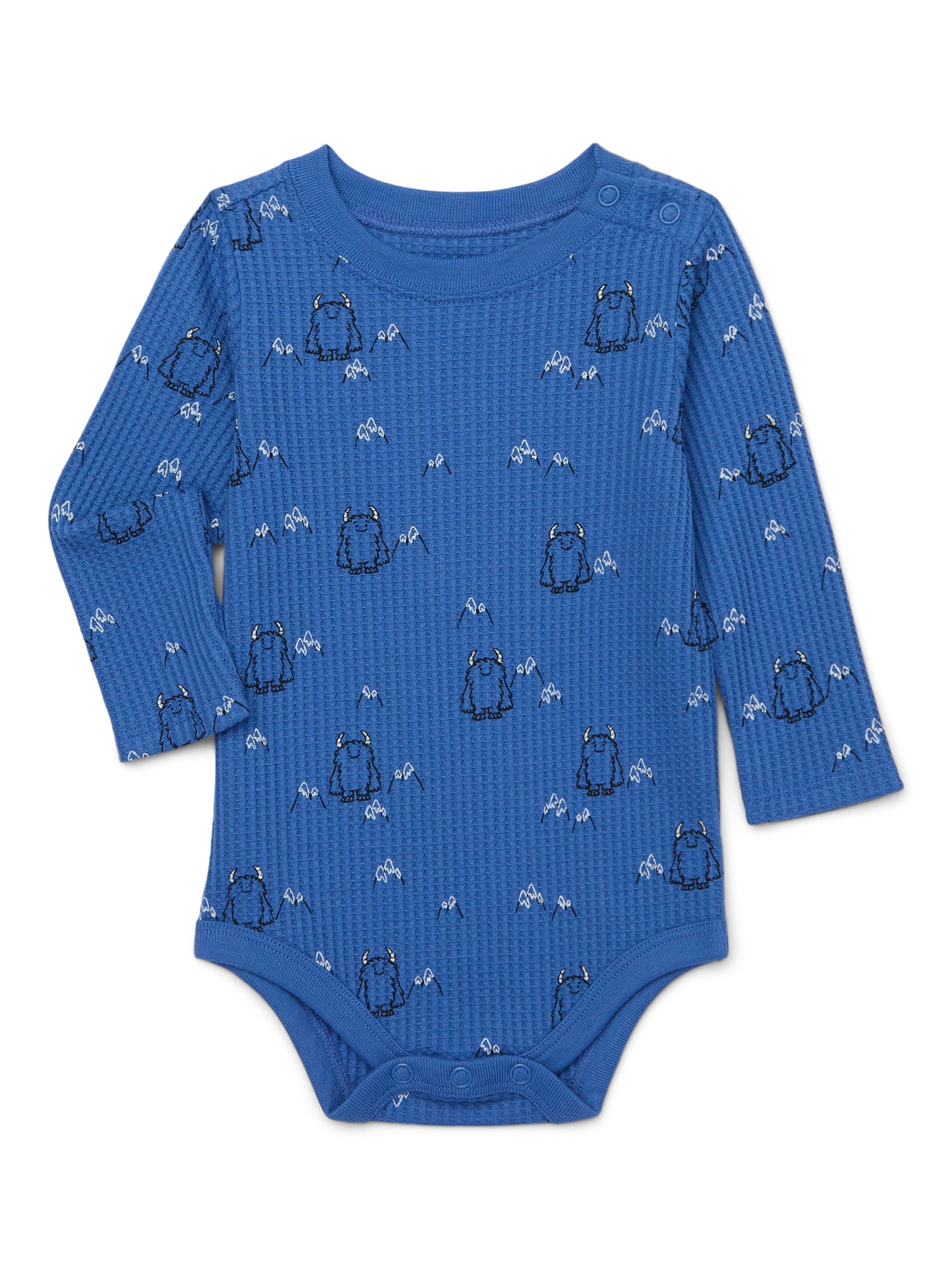 Garanimals Baby Boys Holiday Waffle Knit Bodysuit with Long Sleeves, Sizes 0-24M - Walmart.com