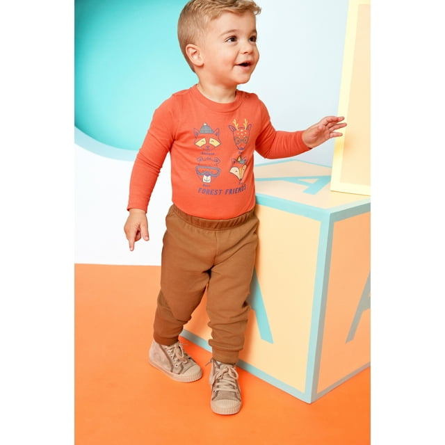 Garanimals Baby Boy Long Sleeve Graphic Bodysuit, Sizes 0-24 Months - Walmart.com
