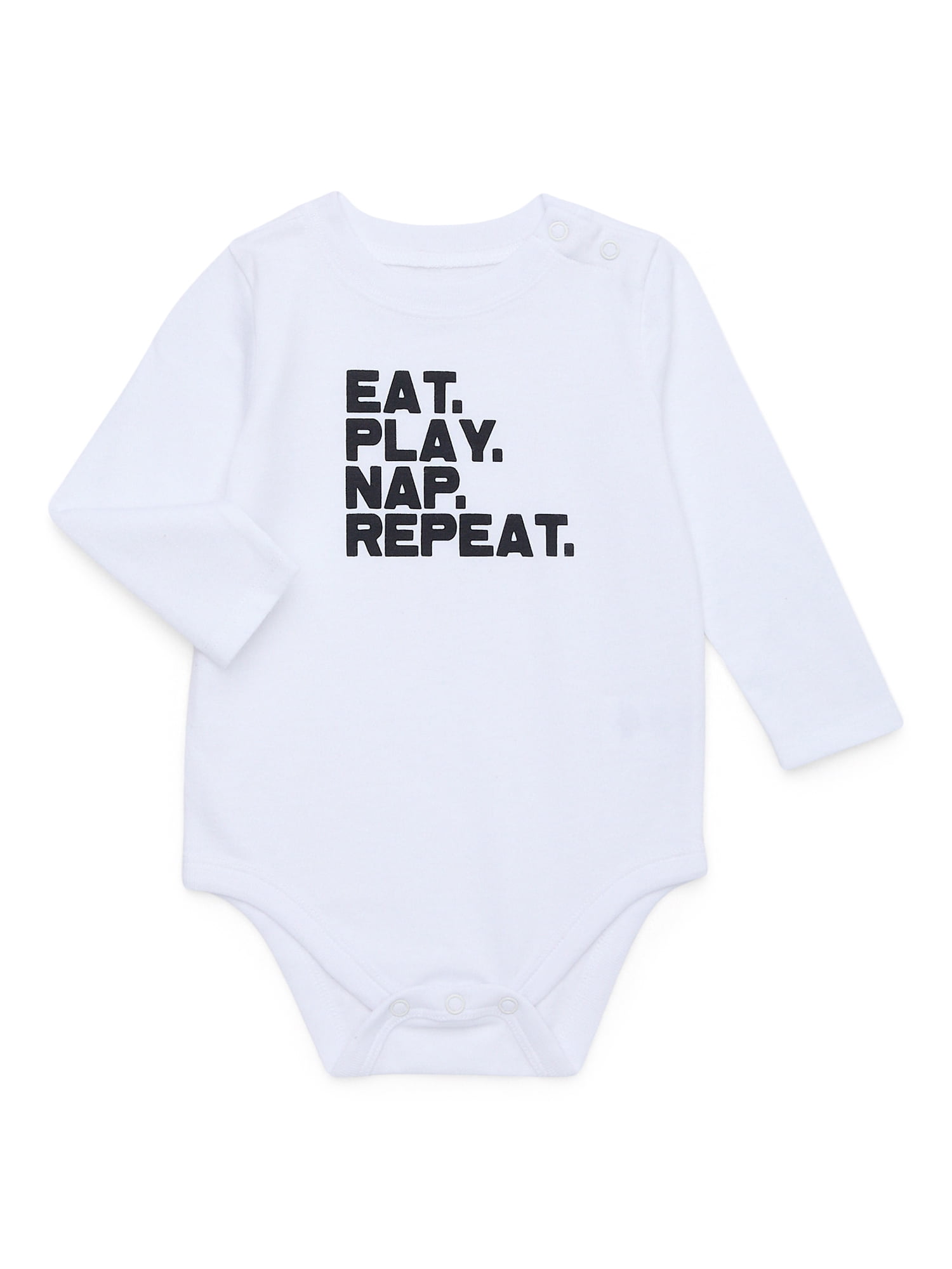 Garanimals Baby Boy Long Sleeve Jersey Graphic Bodysuit, Sizes 0-24 Months - Walmart.com