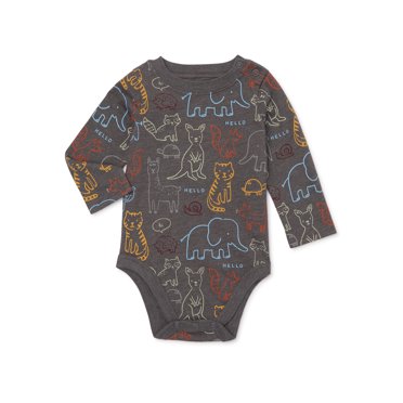 Garanimals Baby Boys Long Sleeve Tee, 3-Pack, Sizes 0 Months-24 Months - Walmart.com