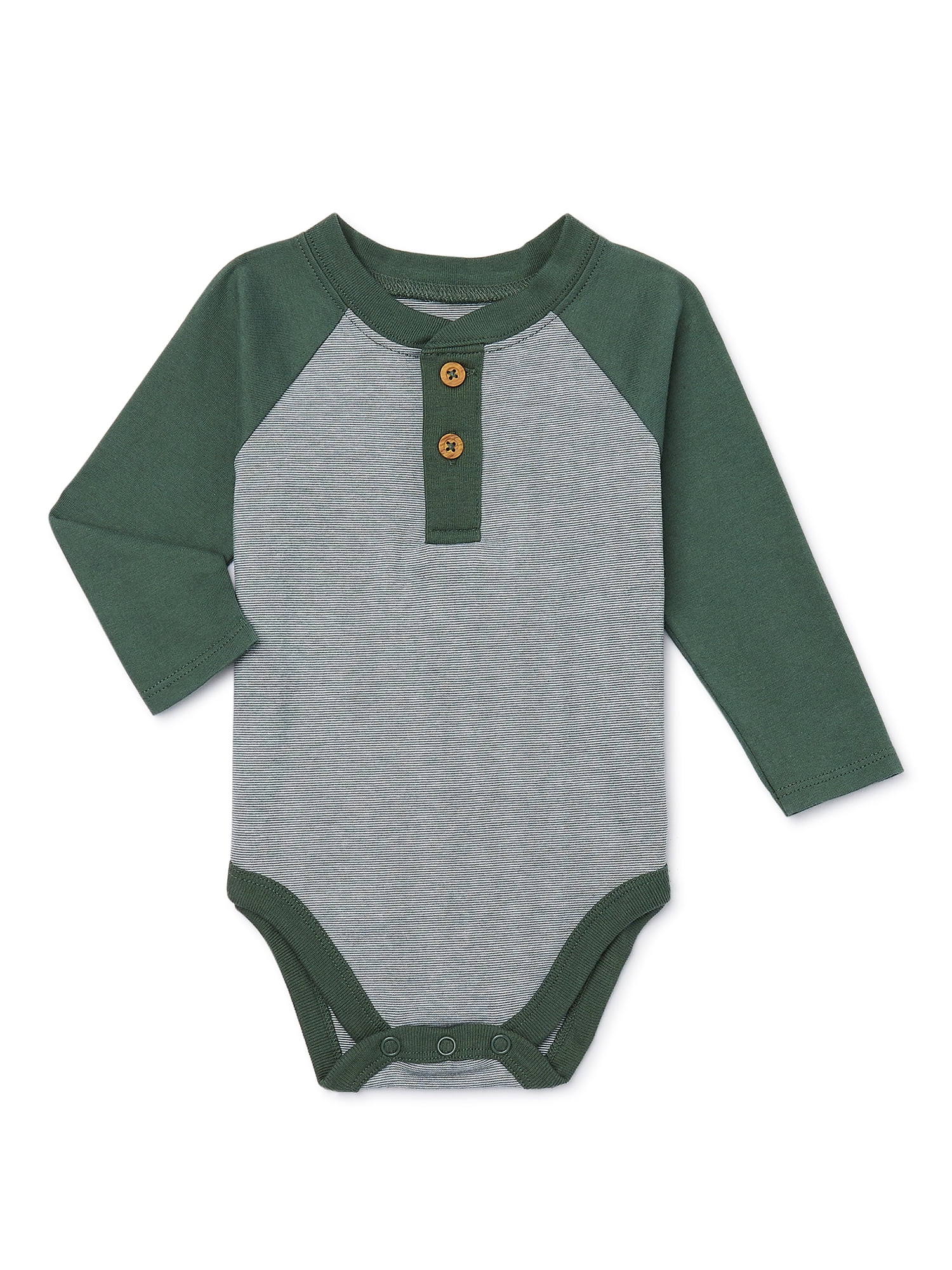 Garanimals Baby Boy Long Sleeve Raglan Bodysuit, Sizes 0-24 Months - Walmart.com