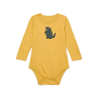 Garanimals Baby Boys Holiday Graphic Print Bodysuit with Long Sleeves, Sizes 0-24M - Walmart.com