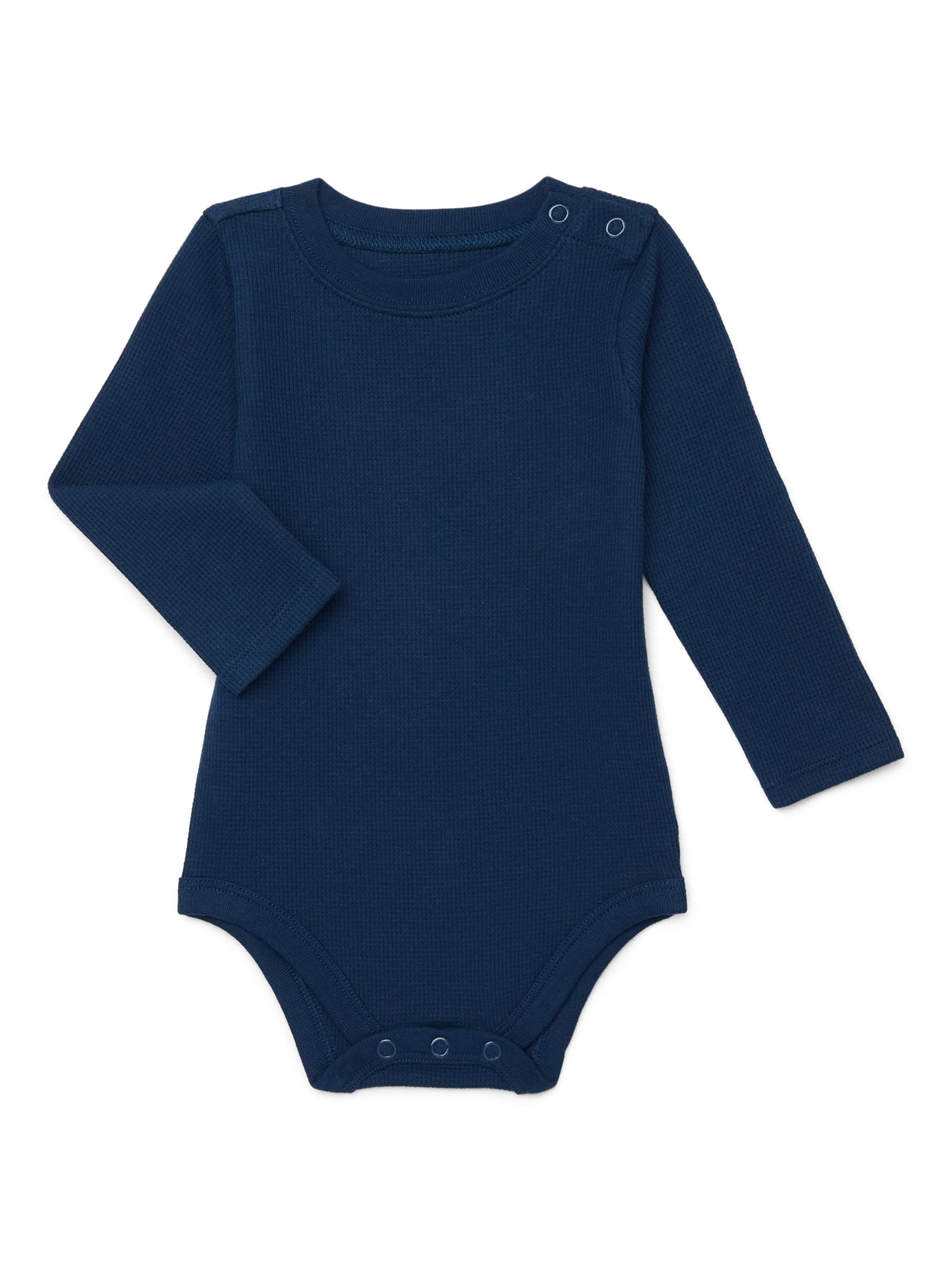Garanimals Baby Boys Solid Thermal Bodysuit with Long Sleeves, Sizes 0-24 Months - Walmart.com