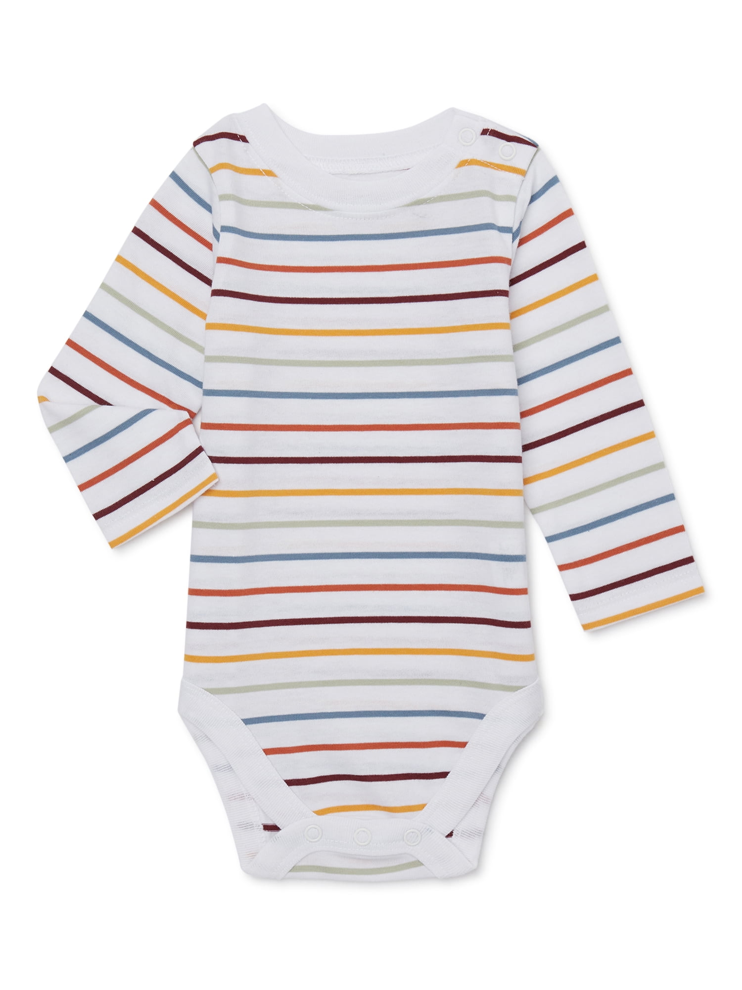 Garanimals Baby Boy Long Sleeve Striped Bodysuit, Sizes 0-24 Months - Walmart.com