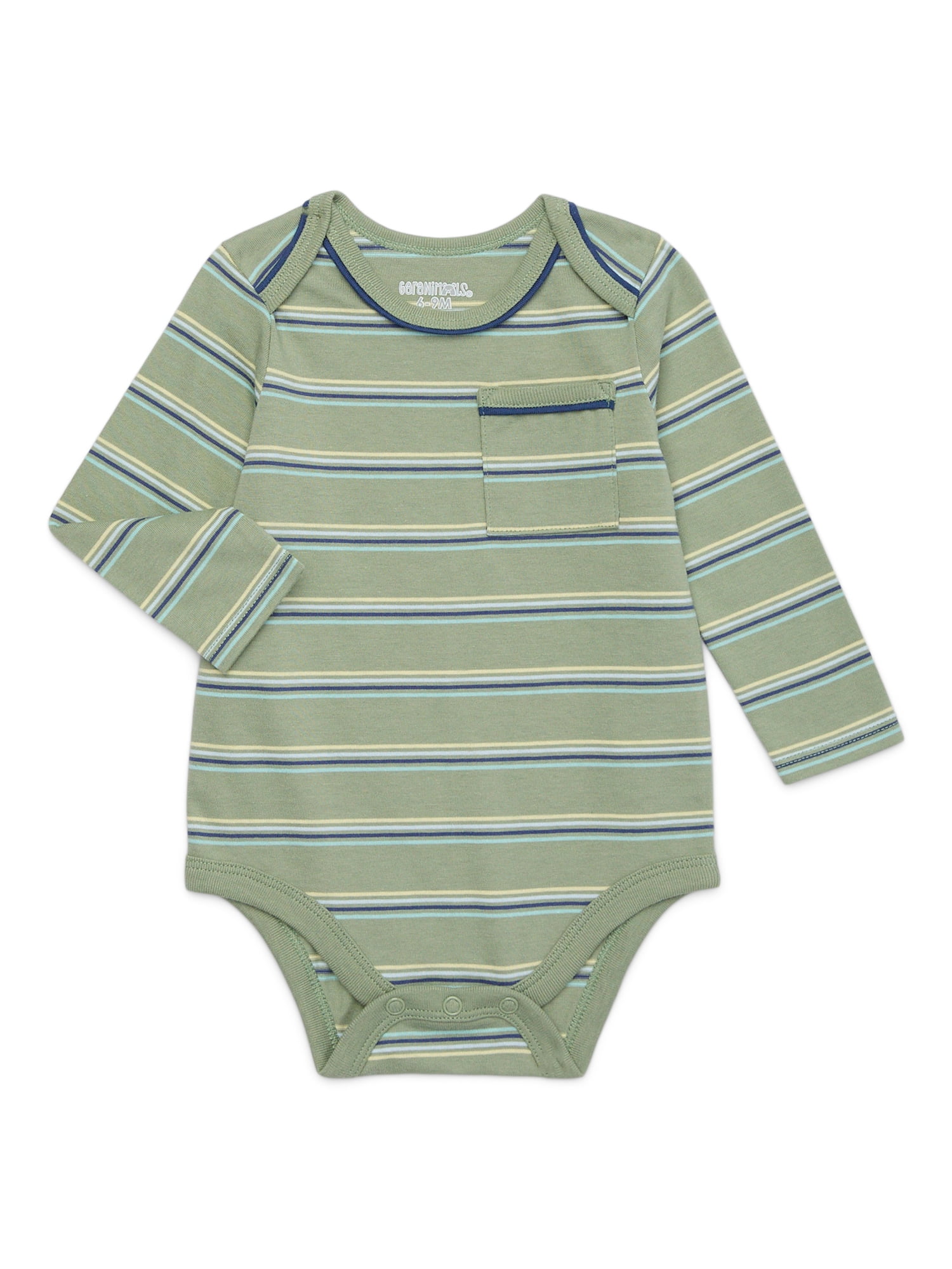 Garanimals Baby Boy Striped Jersey Bodysuit - Walmart.com