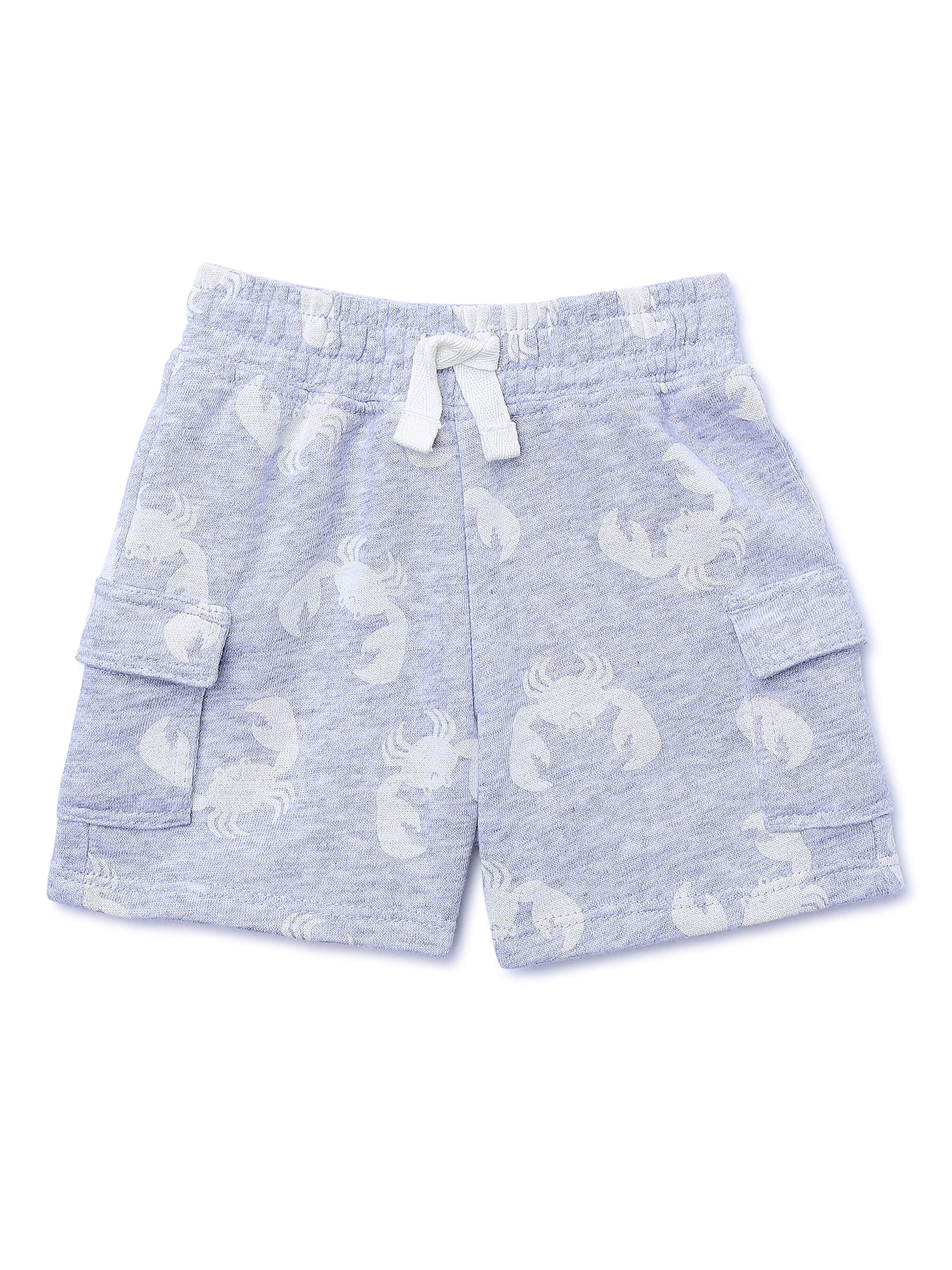 Garanimals Baby Boy Print French Terry Cargo Short, Sizes 0-24 Months ...