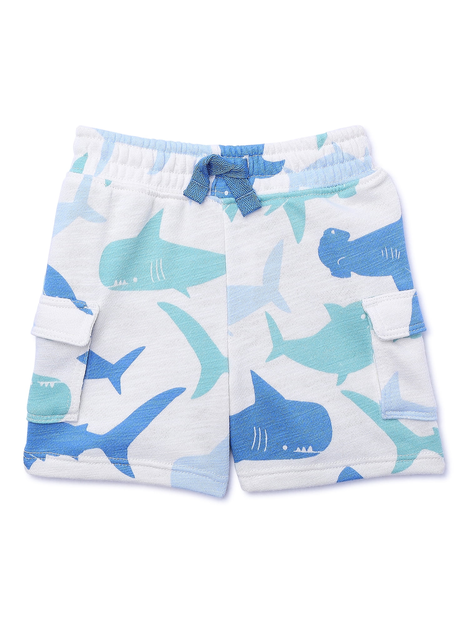 Garanimals Baby Boy Print French Terry Cargo Short, Sizes 0-24 Months ...