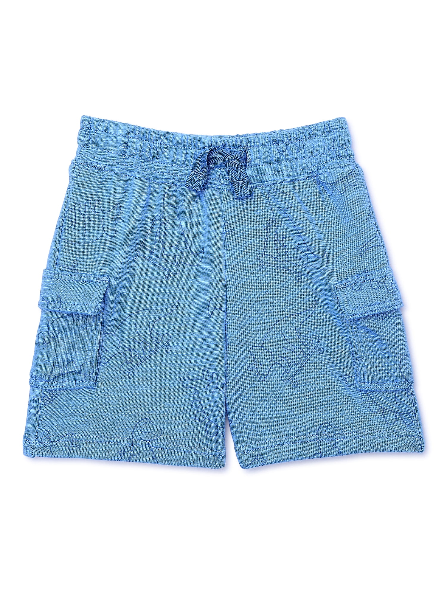 Garanimals Baby Boy Print French Terry Cargo Short, Sizes 0-24 Months ...