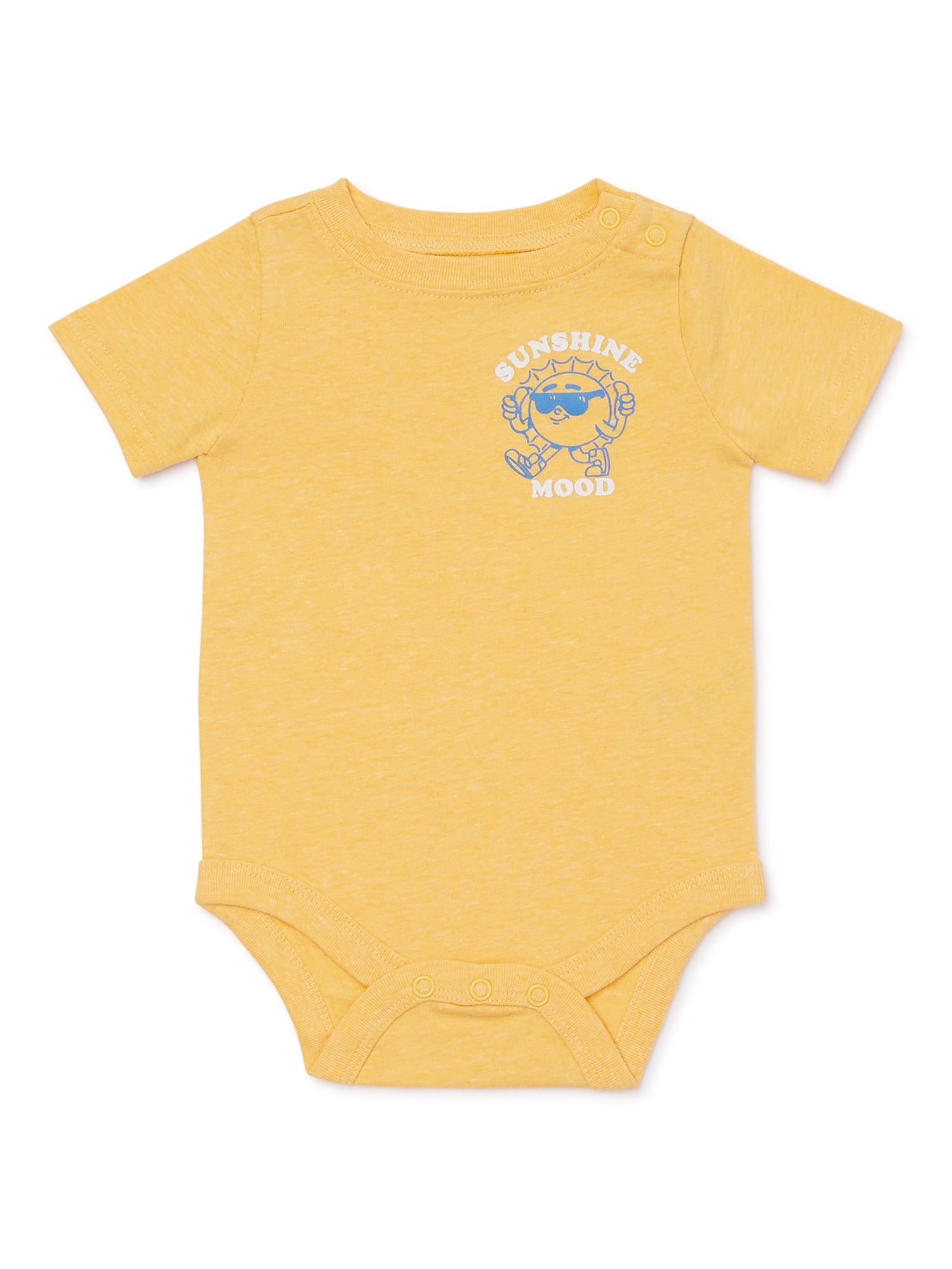 Garanimals Baby Boy Short Sleeve Graphic Bodysuit, Sizes 0M-24M - Walmart.com