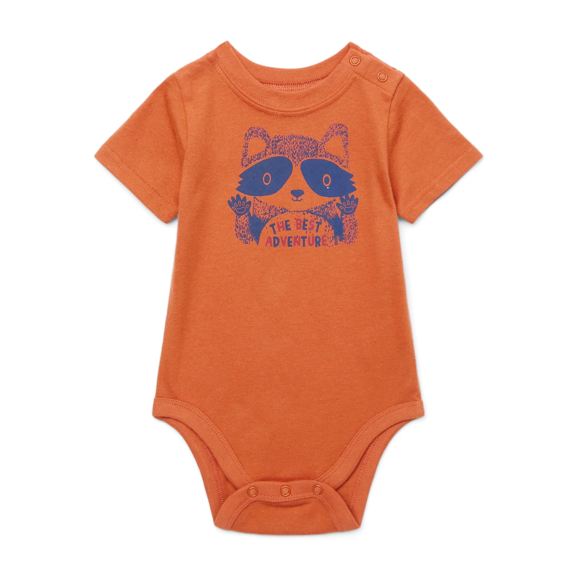 Garanimals Baby Boy Short Sleeve Graphic Bodysuit, Sizes 0-24 Months - Walmart.com