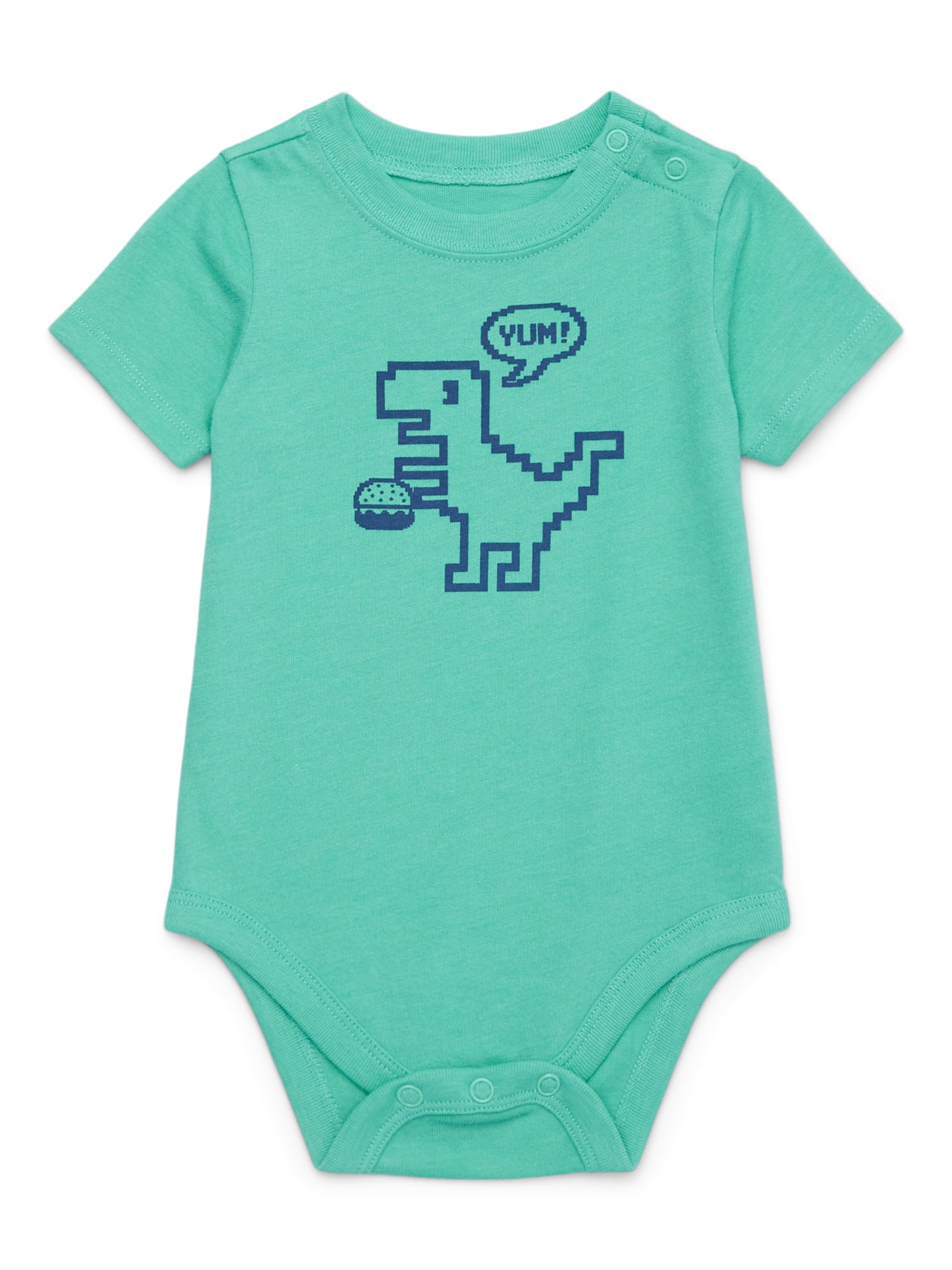Garanimals Baby Boy Short Sleeve Graphic Bodysuit, Sizes 0-24 Months, Easy Comfy Snaps - Walmart.com