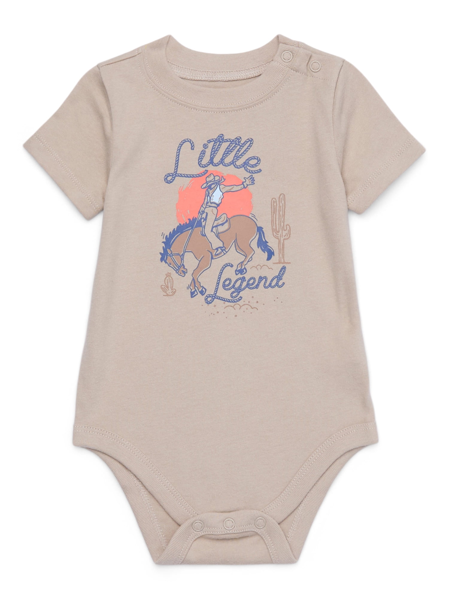 Garanimals Baby Boy Short Sleeve Jersey Graphic Bodysuit, Sizes 0-24 Months - Walmart.com