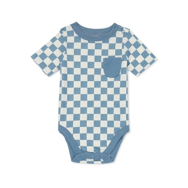 Garanimals Baby Boy Short Sleeve Print Bodysuit, Sizes 0-24 Months - Walmart.com