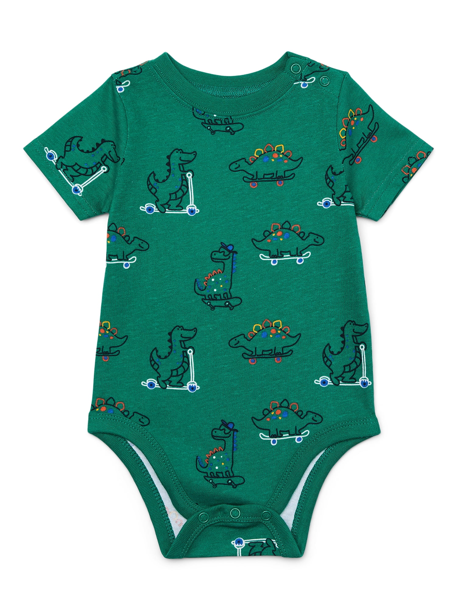 Garanimals Baby Boy Short Sleeve Print Bodysuit, Sizes 0-24 Months - Walmart.com