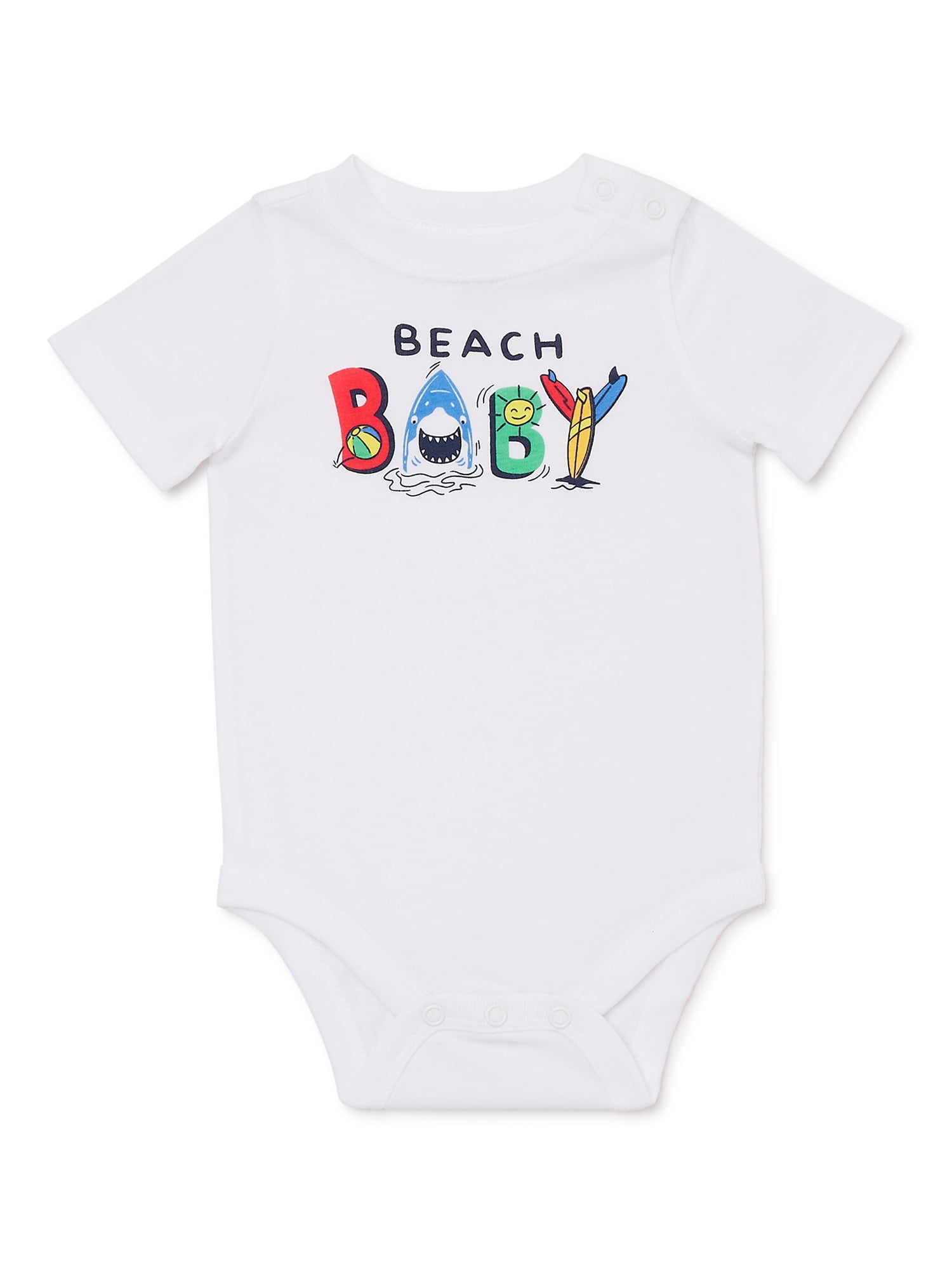 Garanimals Baby Boy Short Sleeve Graphic Bodysuit, Sizes 0M-24M - Walmart.com