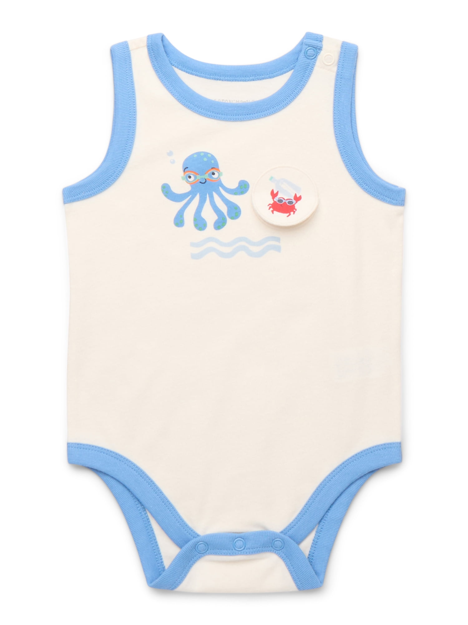 Garanimals Baby Boys' Graphic Tank Bodysuit, Sizes 0M-24M - Walmart.com