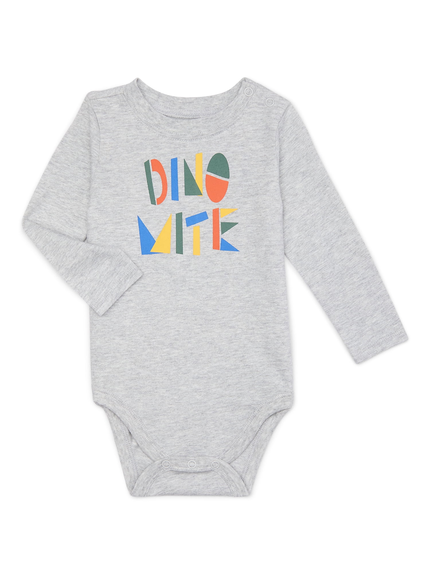 Garanimals Baby Boy Long Sleeve Graphic Bodysuit, Sizes 0-24 Months - Walmart.com