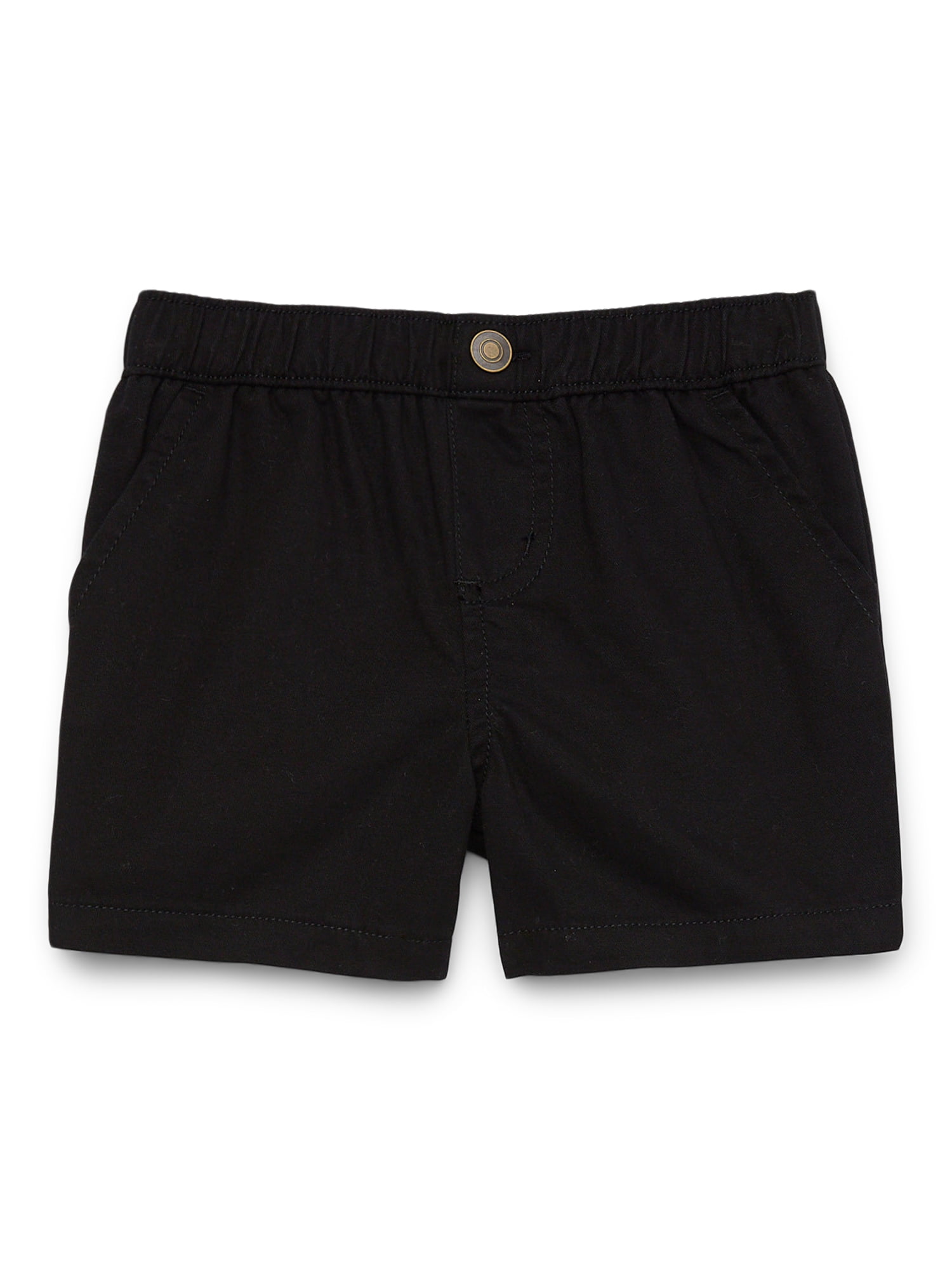 Garanimals Baby Brushed Micro Twill Solid Shorts, Sizes 0-24 Months ...