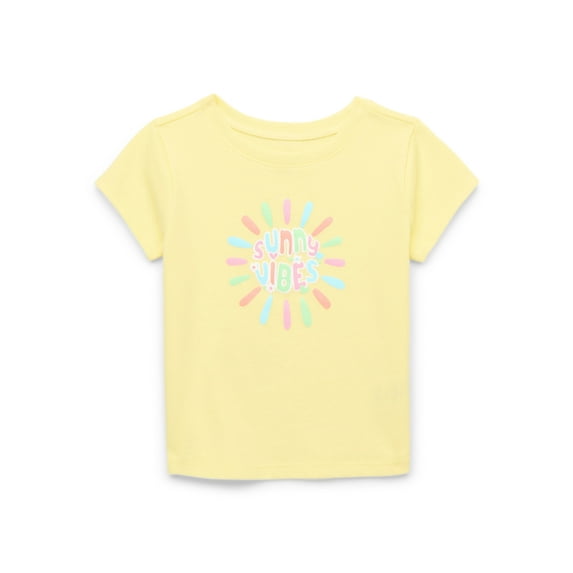 Garanimals Baby Girl Graphic T-Shirt - Short Sleeve Tee - Walmart.com