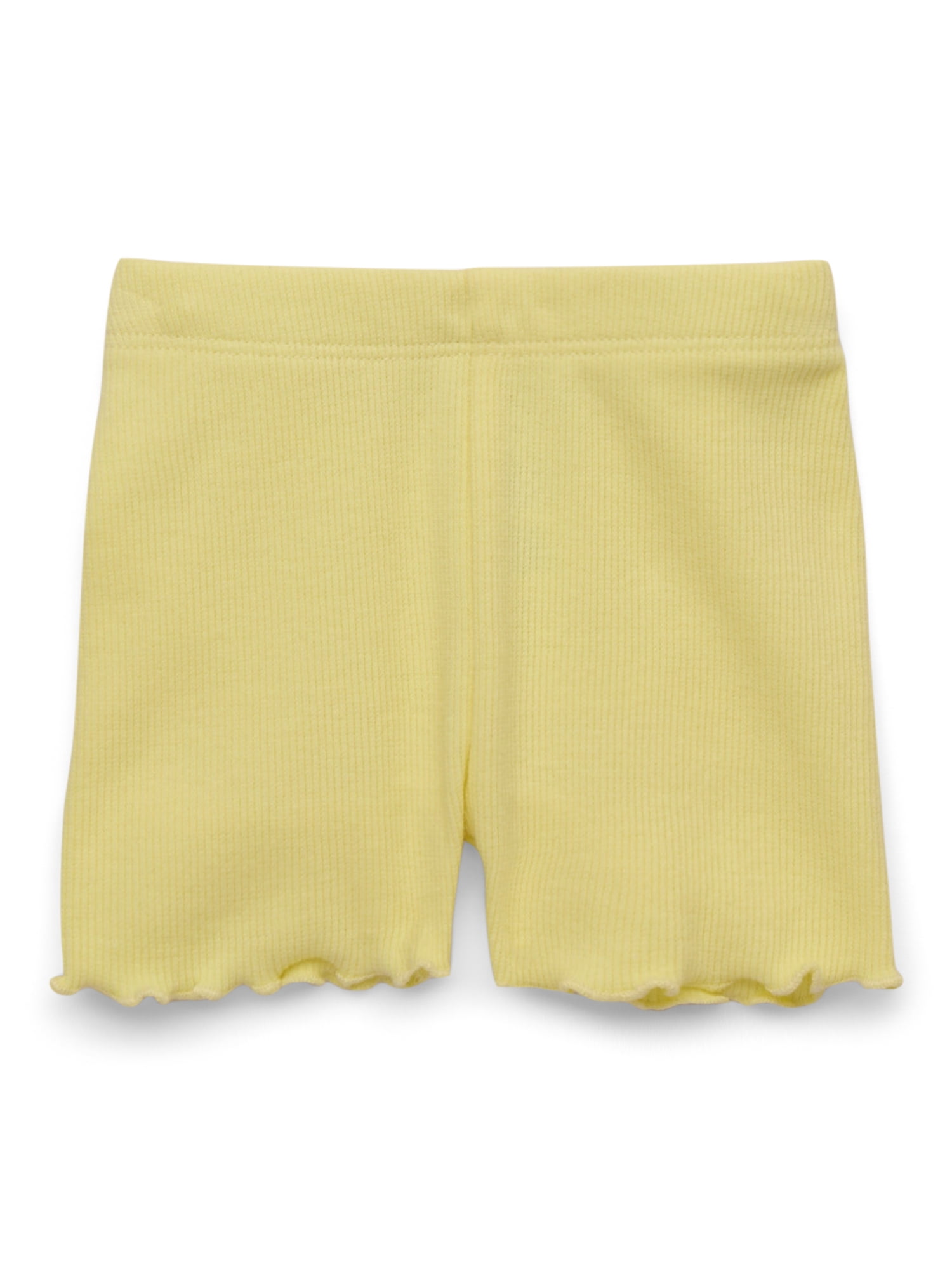 Garanimals Baby Girl Lettuce Hem Biker Shorts, Sizes 0-24 Months ...