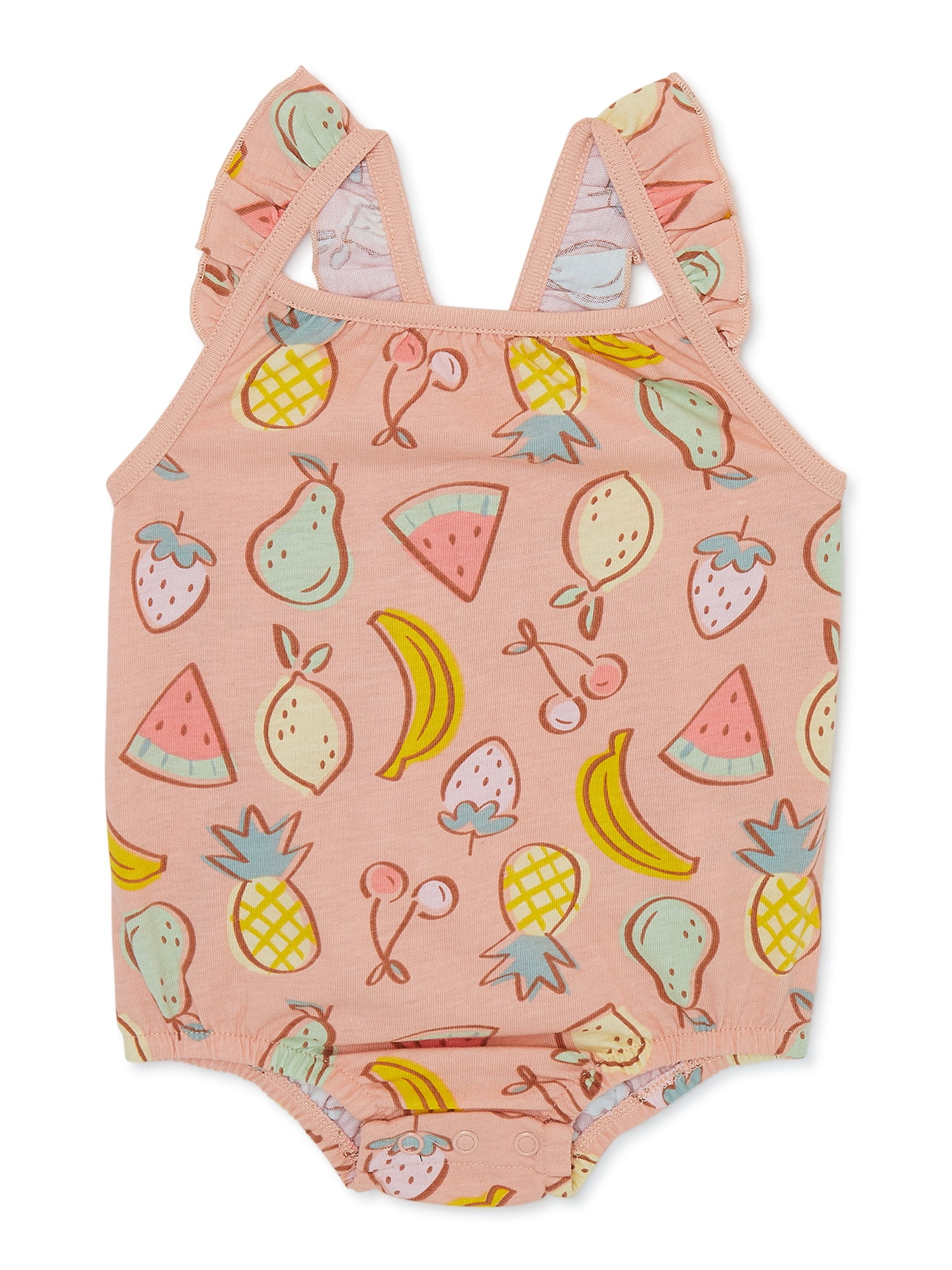 Garanimals Baby Girl Print Cami Bodysuit, Sizes 0-24M - Walmart.com