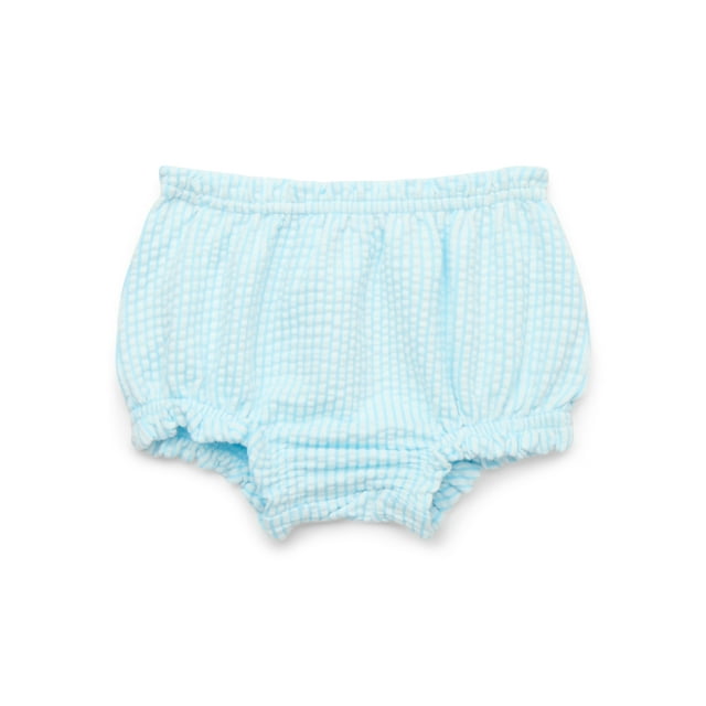 Garanimals Baby Girl Seersucker Ruffle Bloomer Shorts, Sizes 0-24 ...