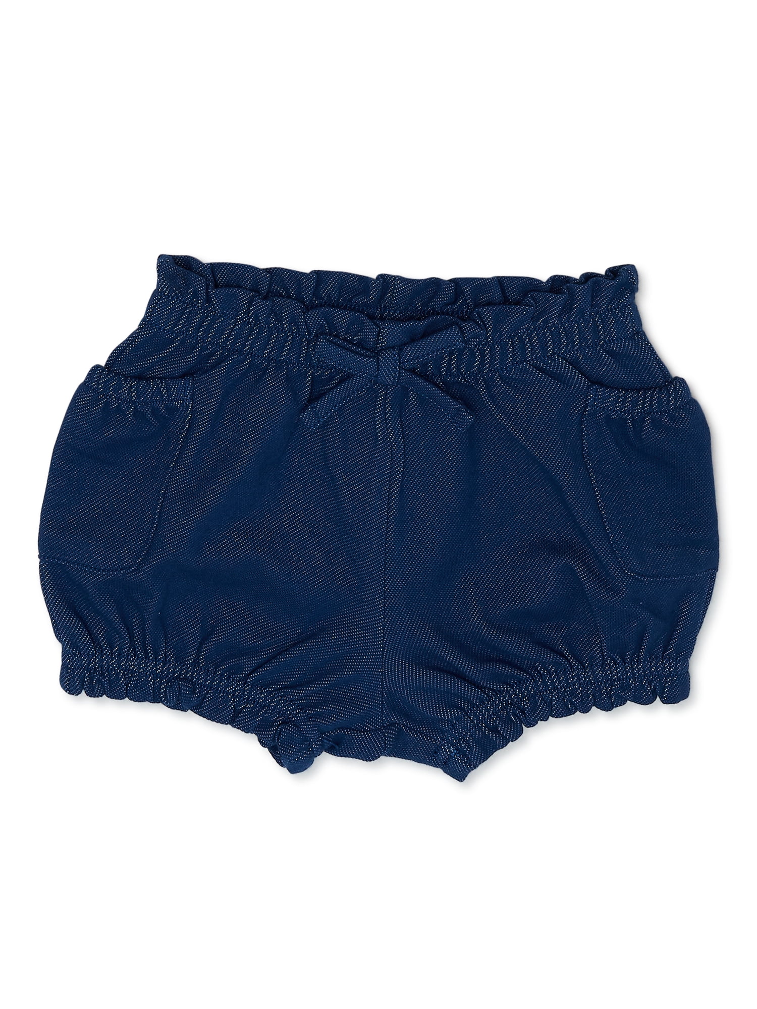 Garanimals Baby Girl Short Knit Denim Shorts, Sizes 0-24 Months ...