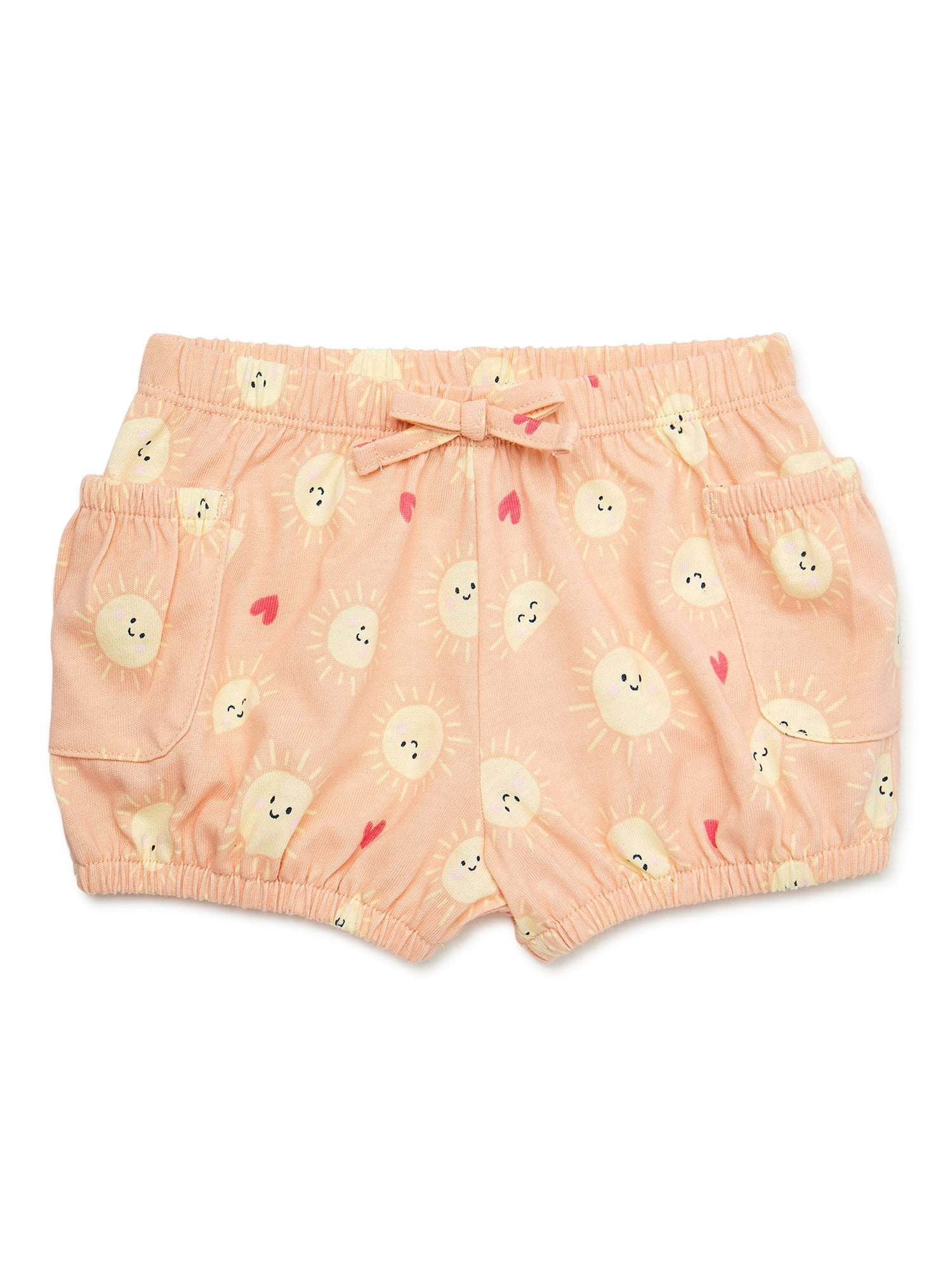 Garanimals Baby Girls Print Bubble Shorts, Sizes 0-24 Months - Walmart.com