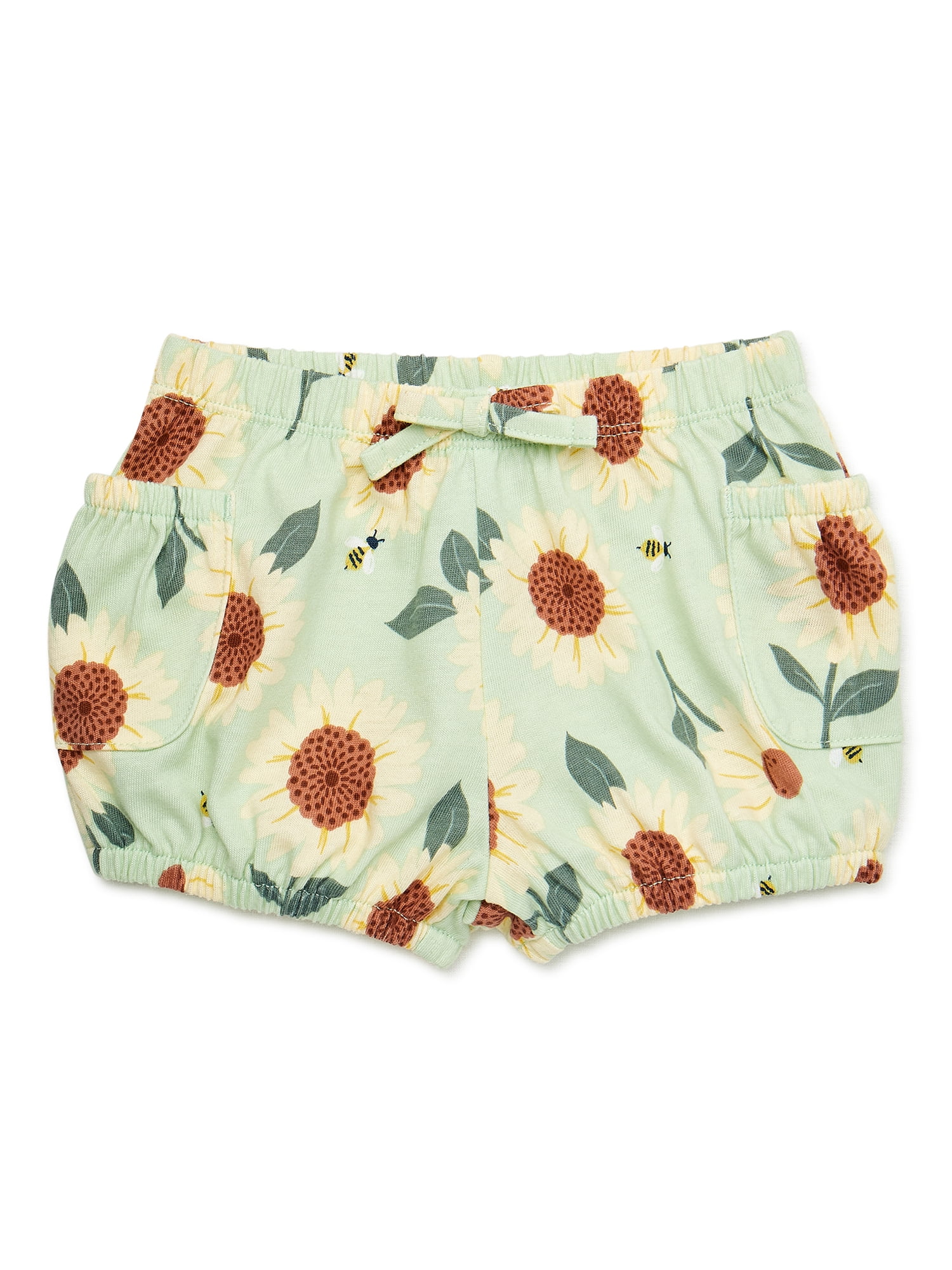 Garanimals Baby Girls Print Bubble Shorts, Sizes 0-24 Months - Walmart.com