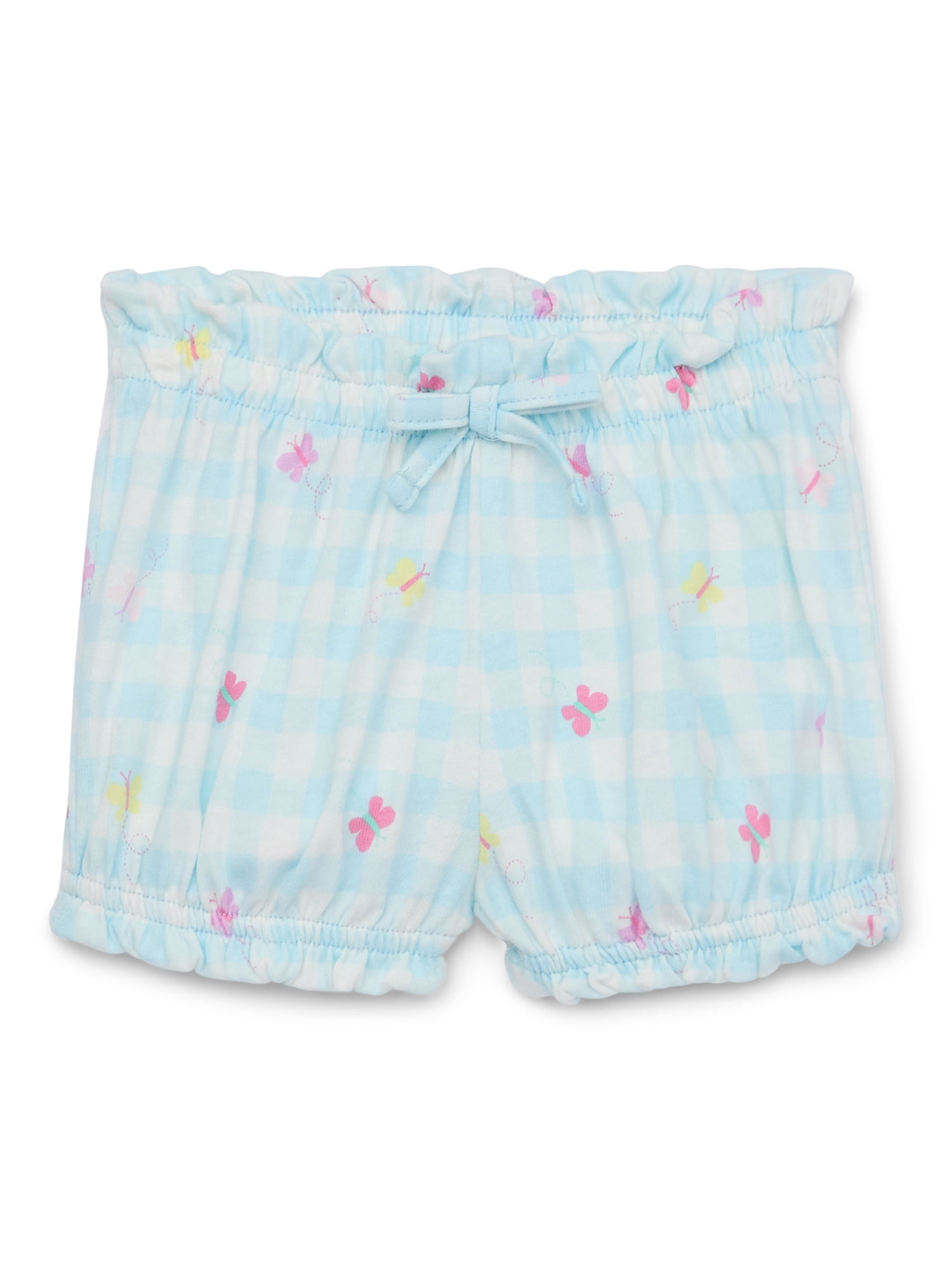 Garanimals Baby Girl Print Ruffle Bubble Shorts, Sizes 0-24 Months ...