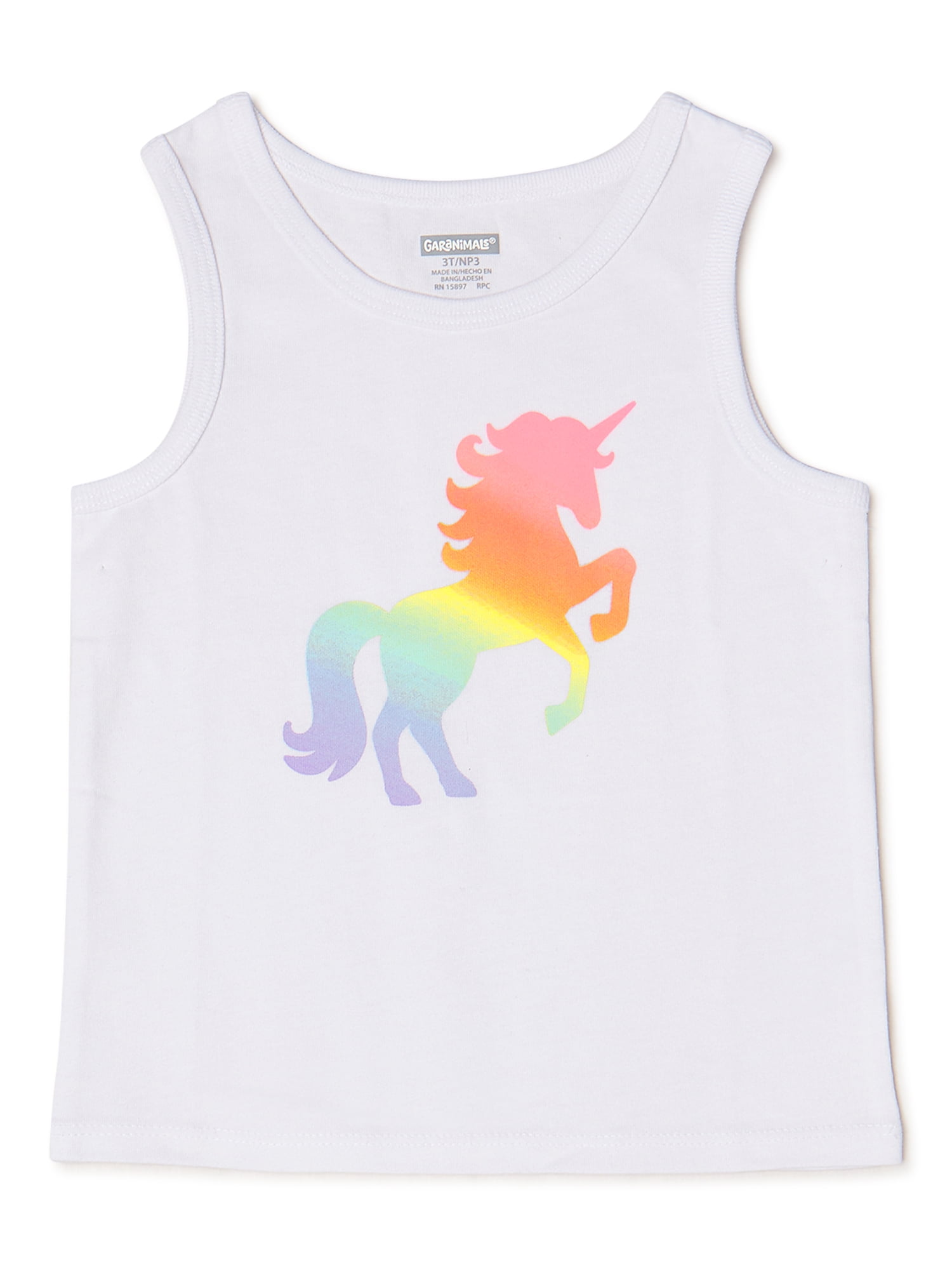 Garanimals Baby & Toddler Girls' Unicorn Tank Top, 12M-5T - Walmart ...