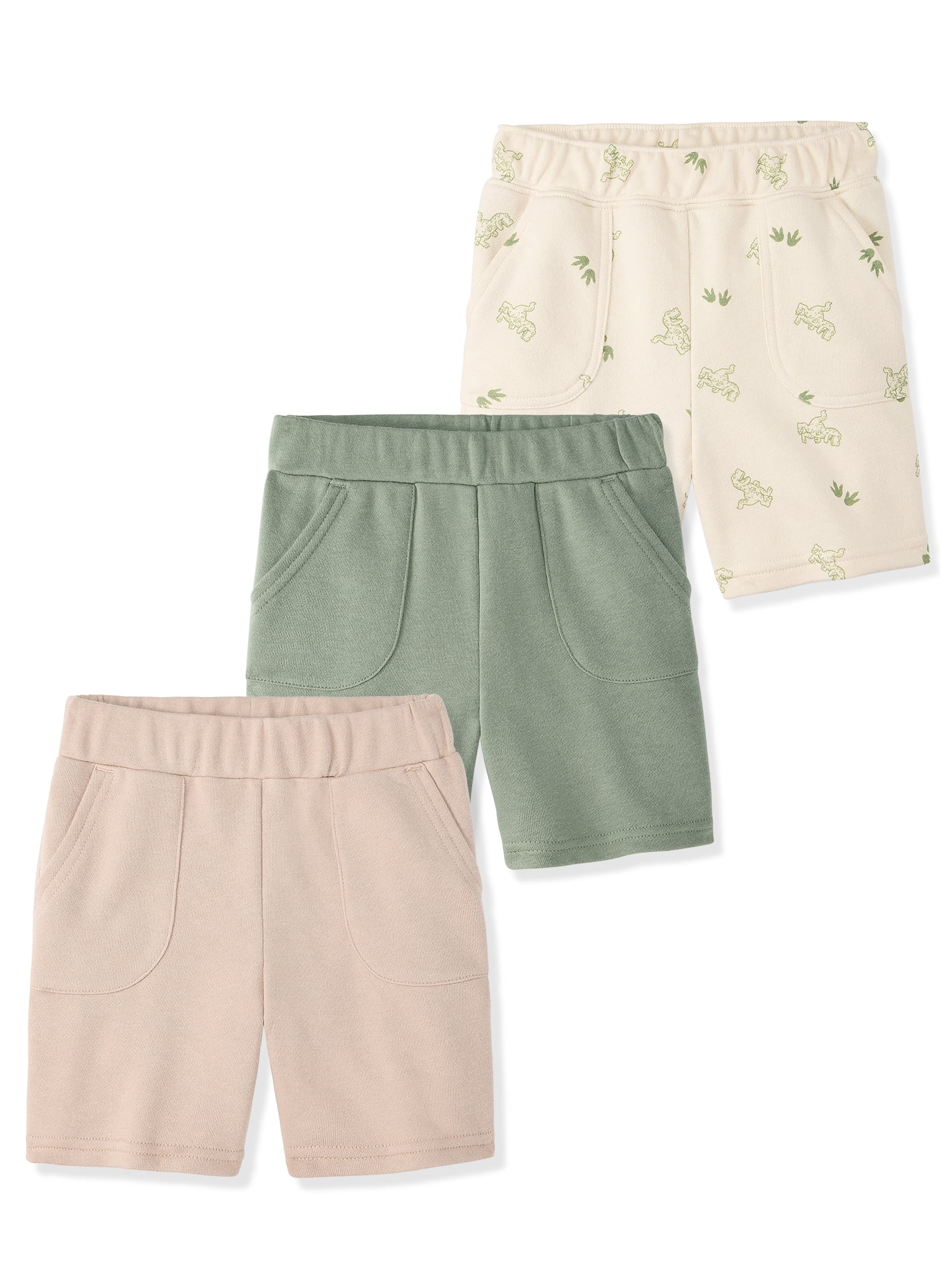 Garanimals Baby & Toddler Boy Cotton French Terry Pull-On Shorts, 3 ...