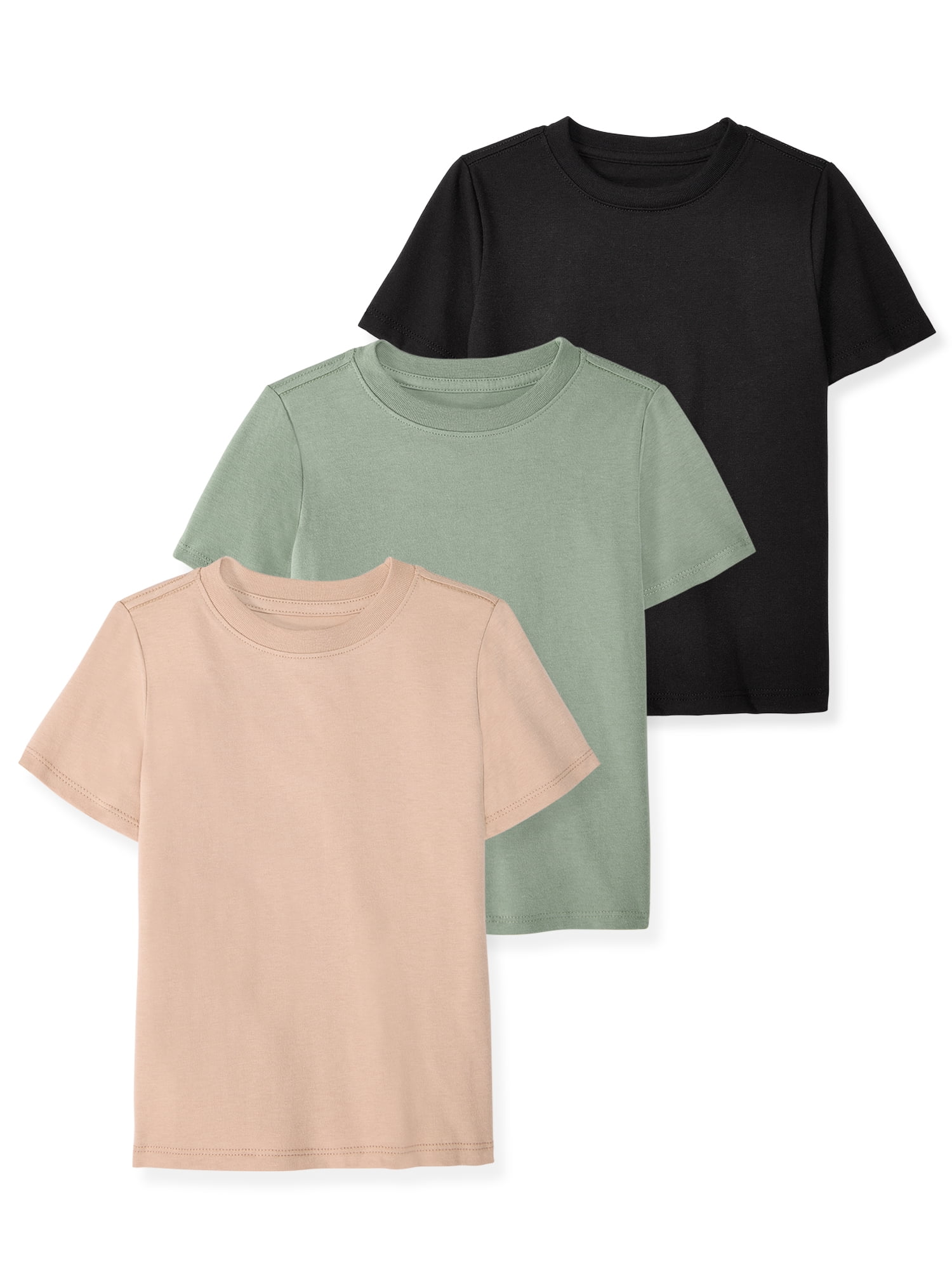 Garanimals Newborn, Baby & Toddler Boy Cotton Short-Sleeve Solid T ...