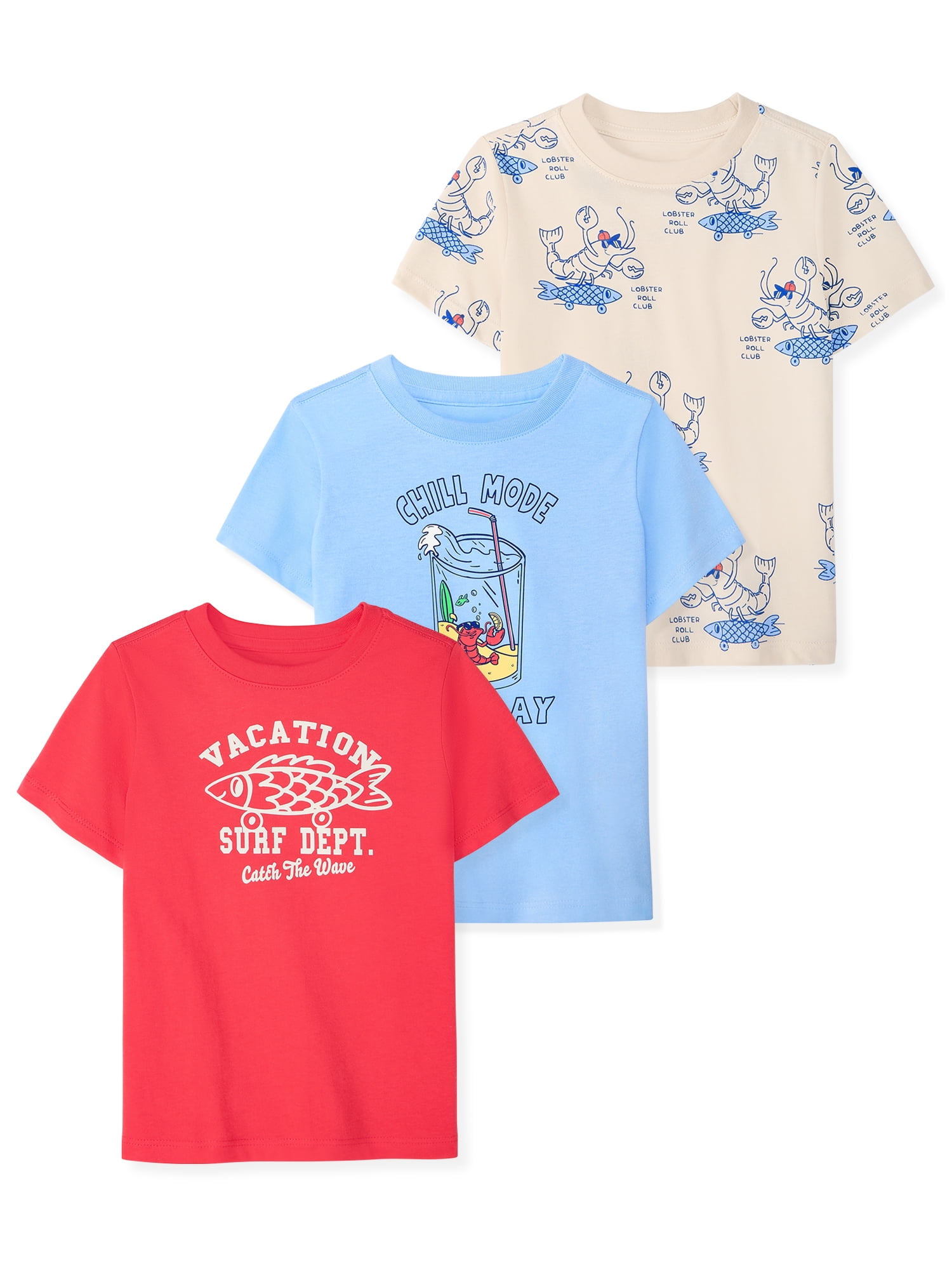 Garanimals Newborn, Baby & Toddler Boy Cotton Short-Sleeve Graphic T ...