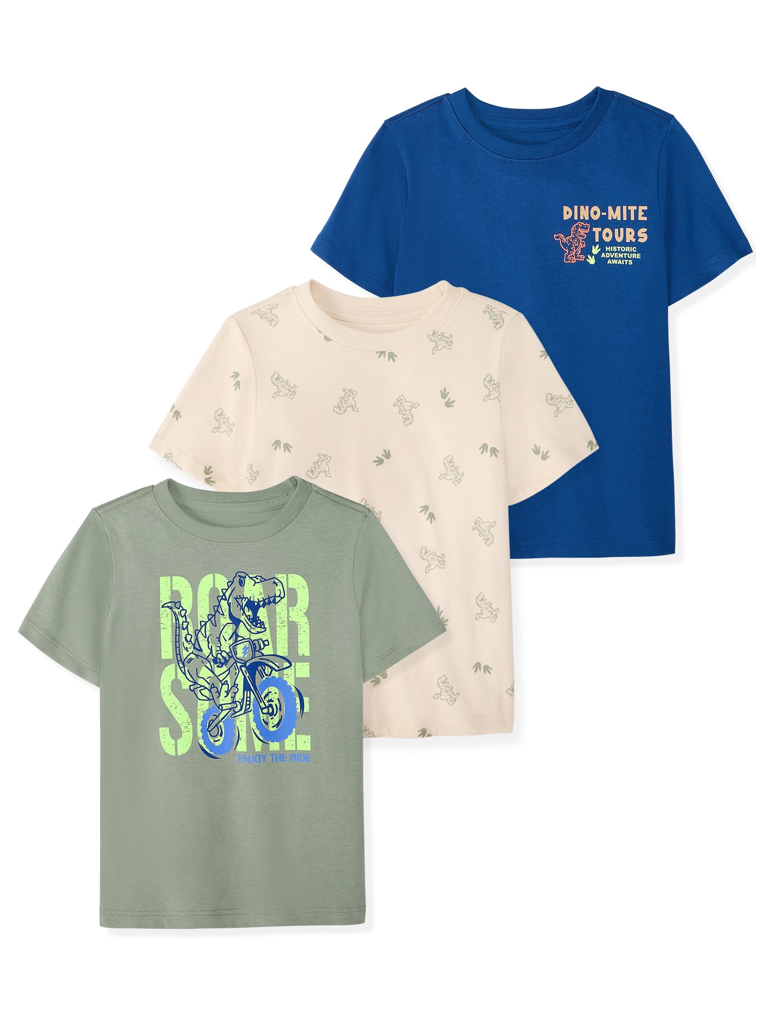 Garanimals Newborn, Baby & Toddler Boy Cotton Short-Sleeve Graphic T ...