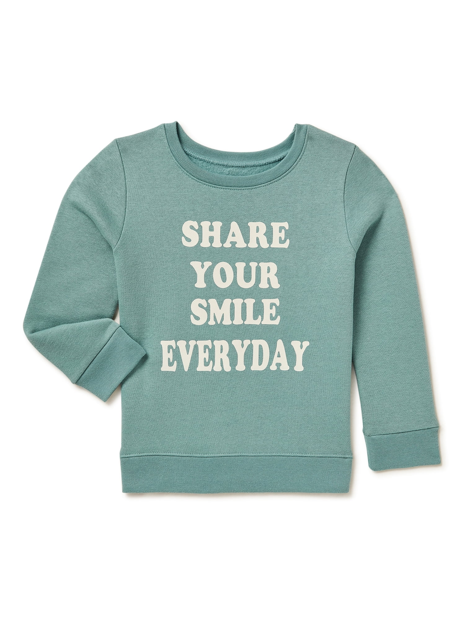 Garanimals Baby Toddler Girls Long Sleeve Fleece Pullover Top, Sizes 2T ...