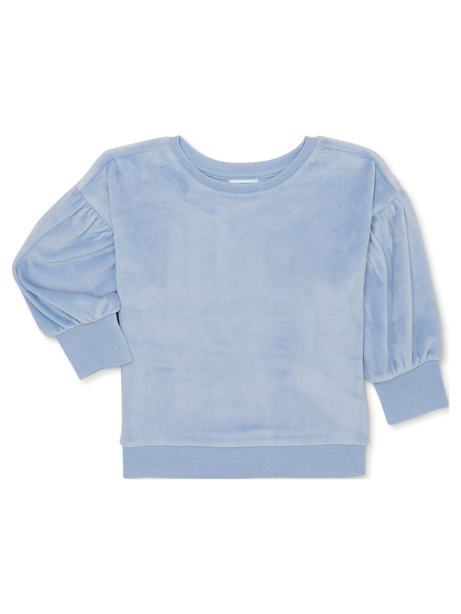 Garanimals Baby and Toddler Girls Velour Top with Long Sleeves, Sizes ...