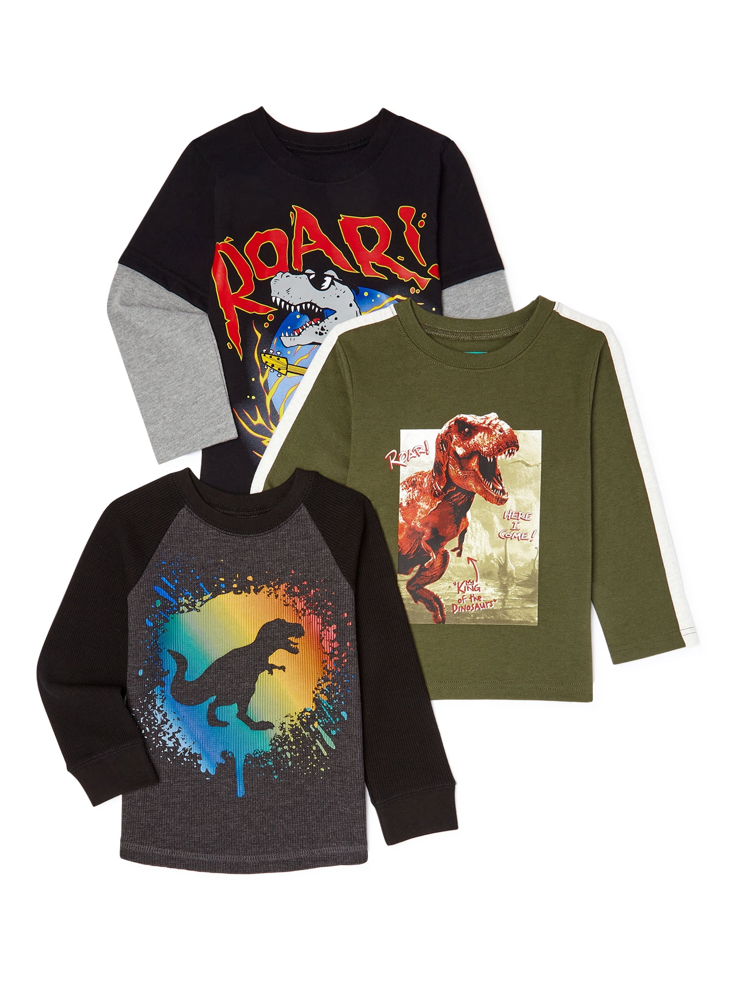 Garanimals Long Sleeve Graphic Raglan Regular T-Shirt (Infant or ...