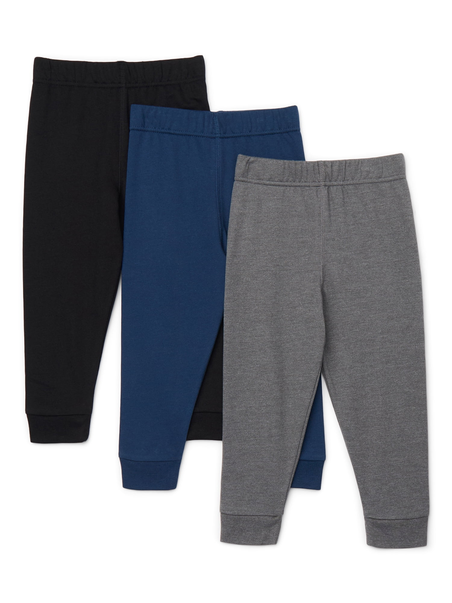 Garanimals Toddler Boys French Terry Joggers, 3-Pack, Sizes 18M-5T ...