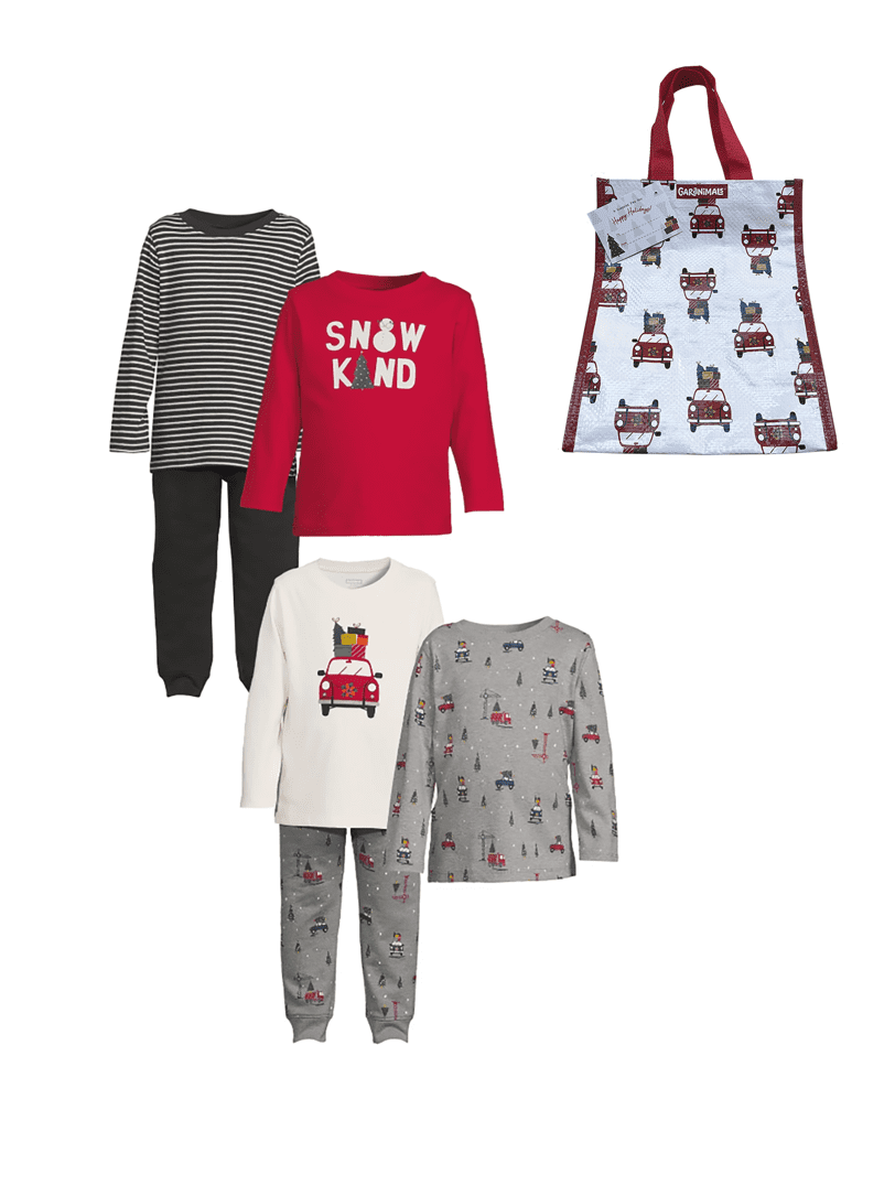 Garanimals Toddler Boy Christmas Mix and Match Outfit Kid-Pack, 6-Piece ...