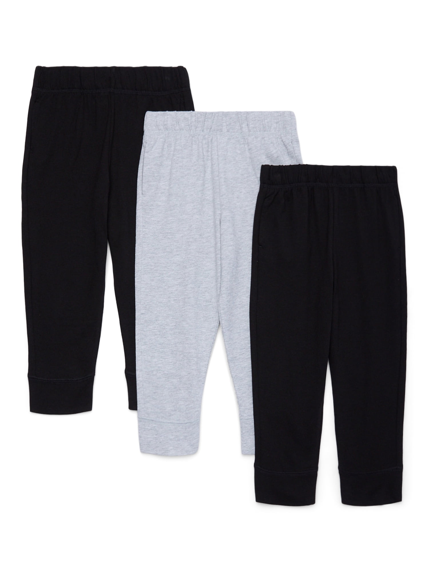 Garanimals Toddler Boy Core Jersey Joggers Multipack, 3-Pack, Sizes 18M ...