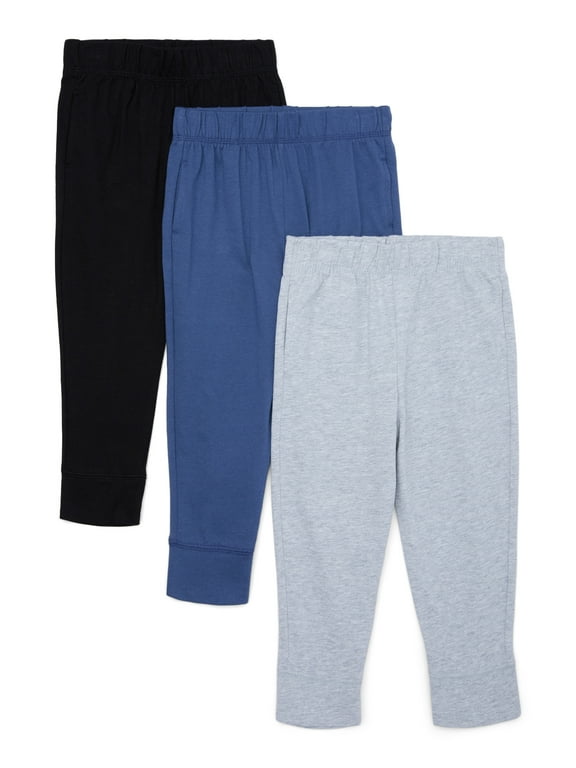 Little Star Organic Toddler Boy 2Pk Harem Joggers, Size 12M-5T ...