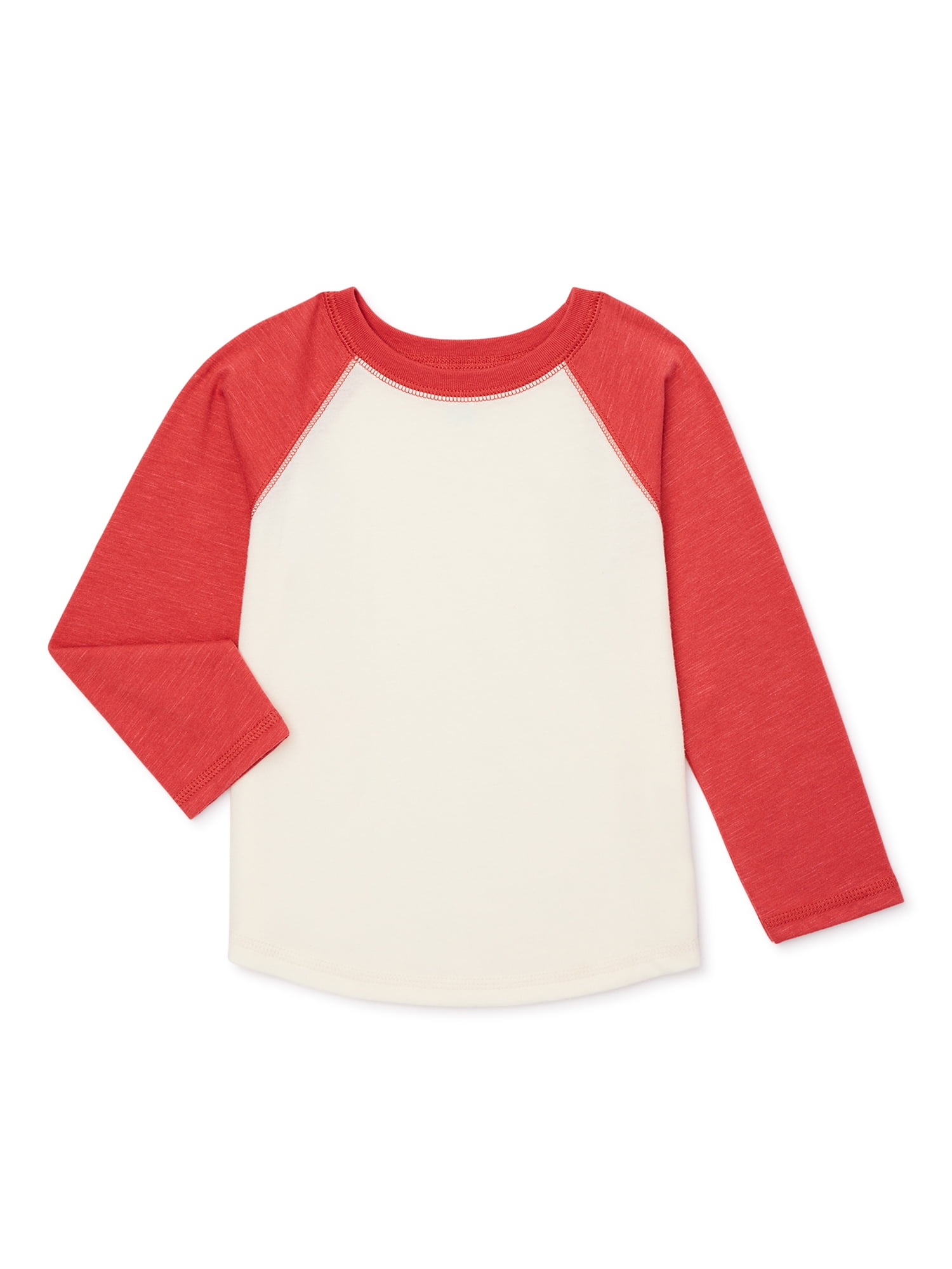 Garanimals Toddler Boy Raglan Long Sleeve T-Shirt - Cotton Blend ...