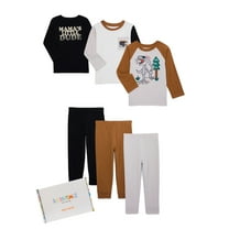 Garanimals Toddler Boy Sweatshirt and Jogger Fleece Outfit Set, 4-Piece ...