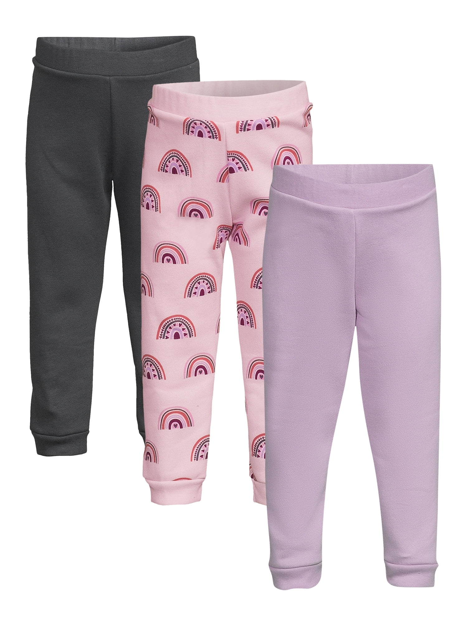 Garanimals Toddler Girl Fleece Joggers, 3-Pack, Sizes 2T-5T - Walmart.com