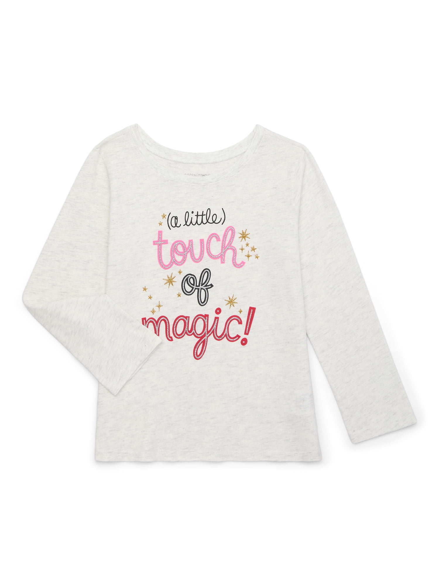 Garanimals Toddler Girl Print Tee - Long Sleeve Cotton/Poly Blend ...