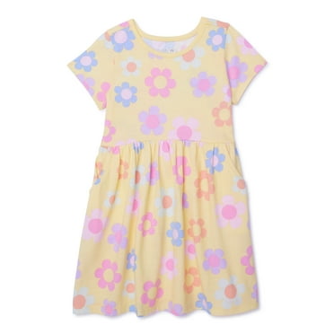 Disney’s Stitch Girls’ Play Dress with Short Sleeves, 2-Pack, Sizes 4 ...